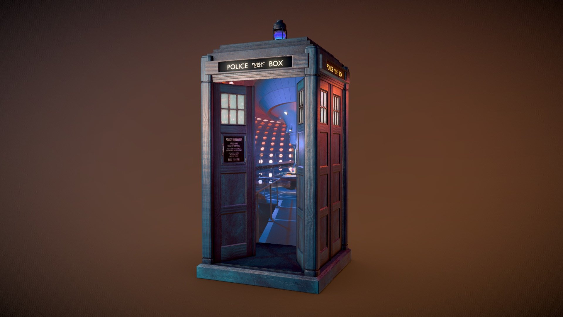 Tardis Doctor Who Escuela Secundaria