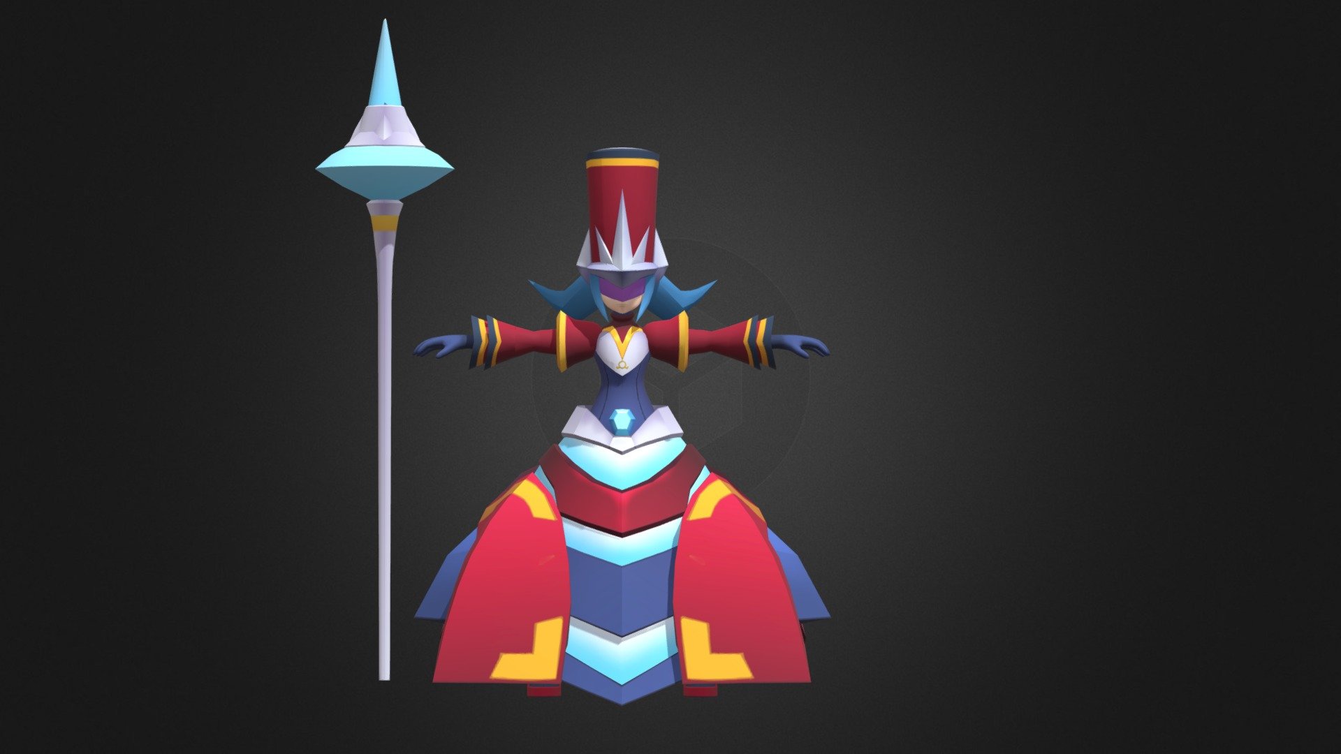 Megaman X Dive (MMStarforce3) Queen Virgo - Download Free 3D model by ...