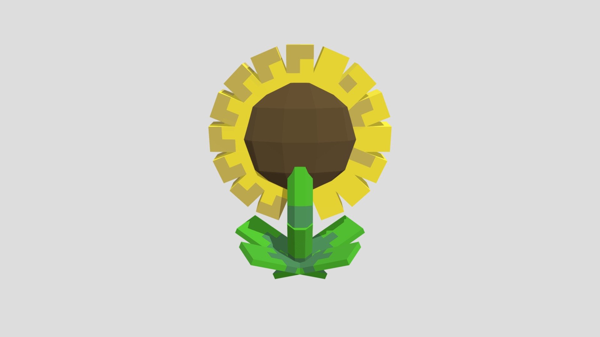 Sunflower - Download Free 3D model by henry model 3d (@nguyenhieuhuy105 ...