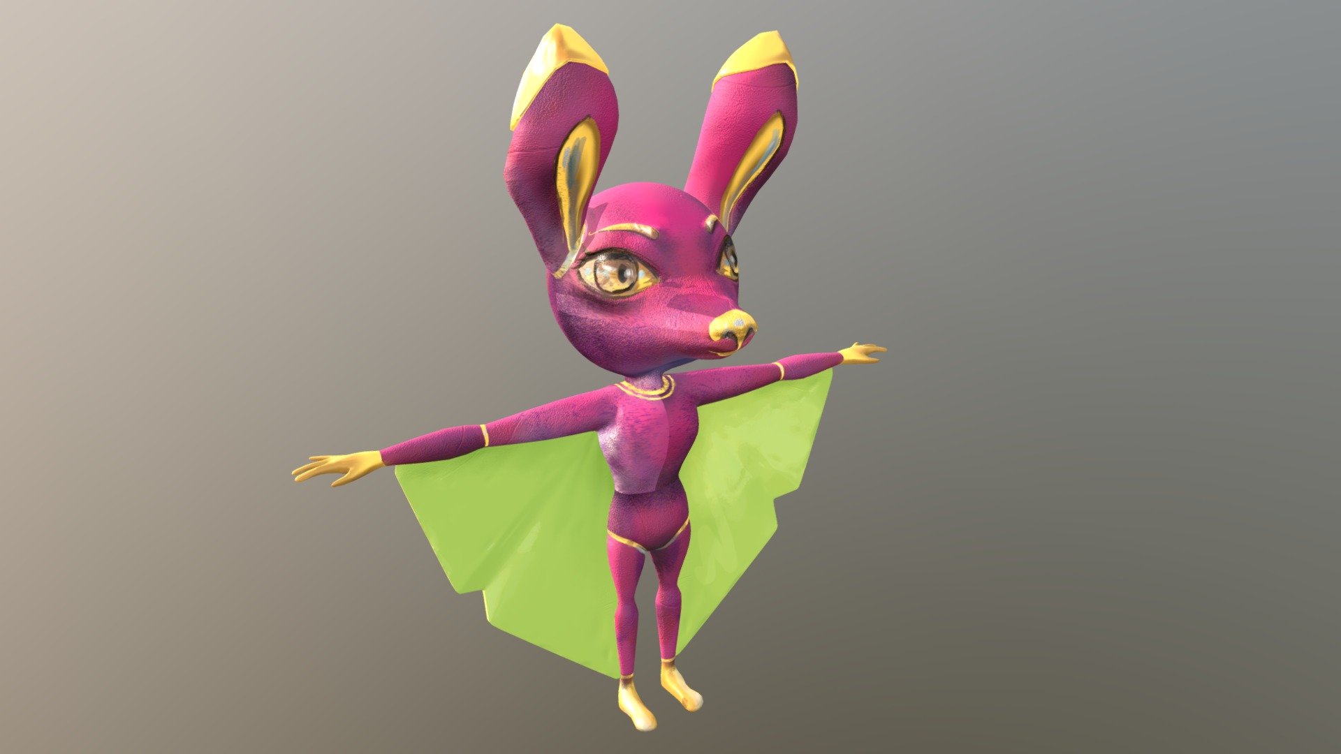 Bat - 3D model by Narutooo (@otto520) [c0b6e56] - Sketchfab