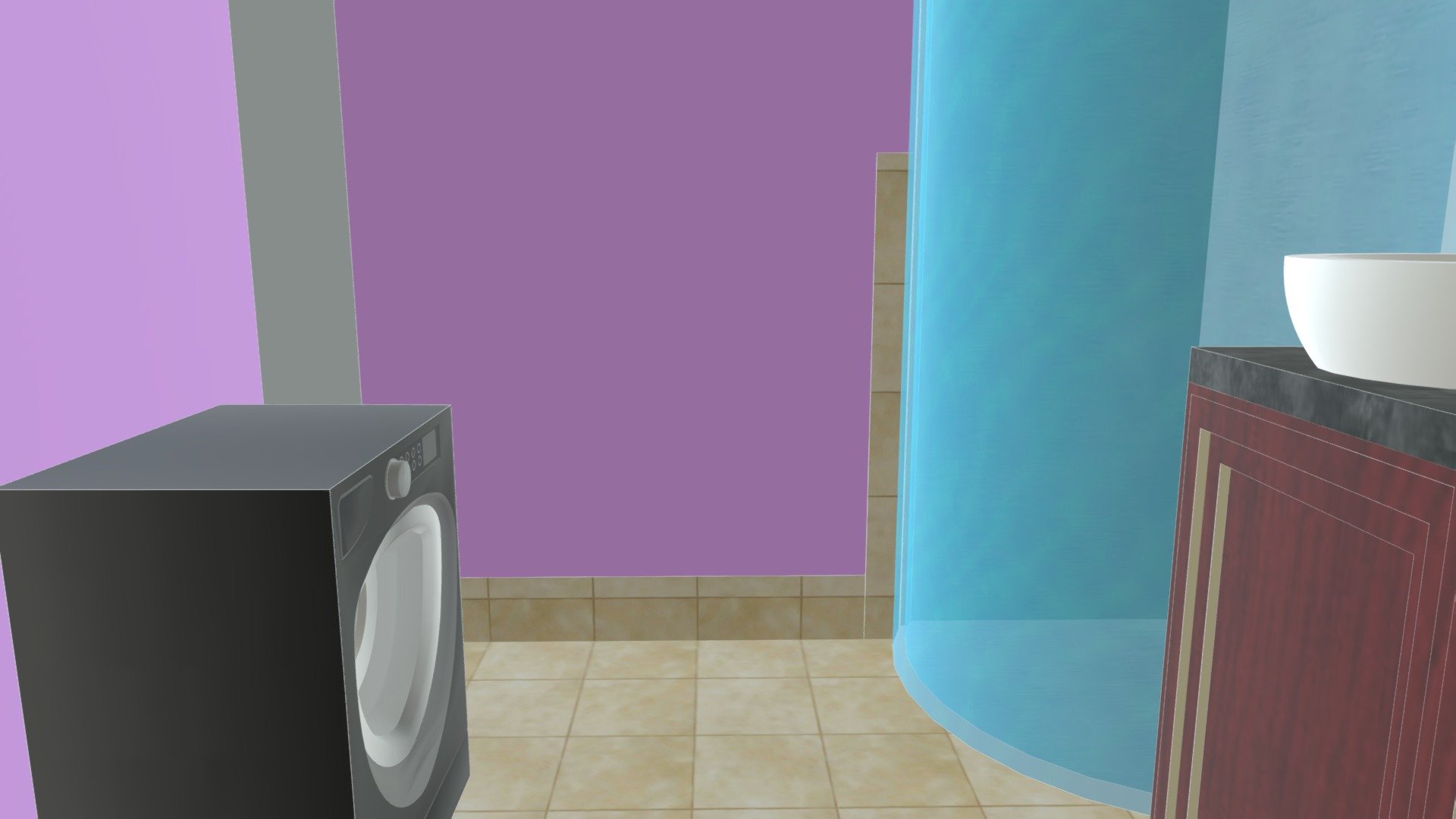 Bathroom_v3 - 3D model by 2pawel.urbanski [c0bd403] - Sketchfab