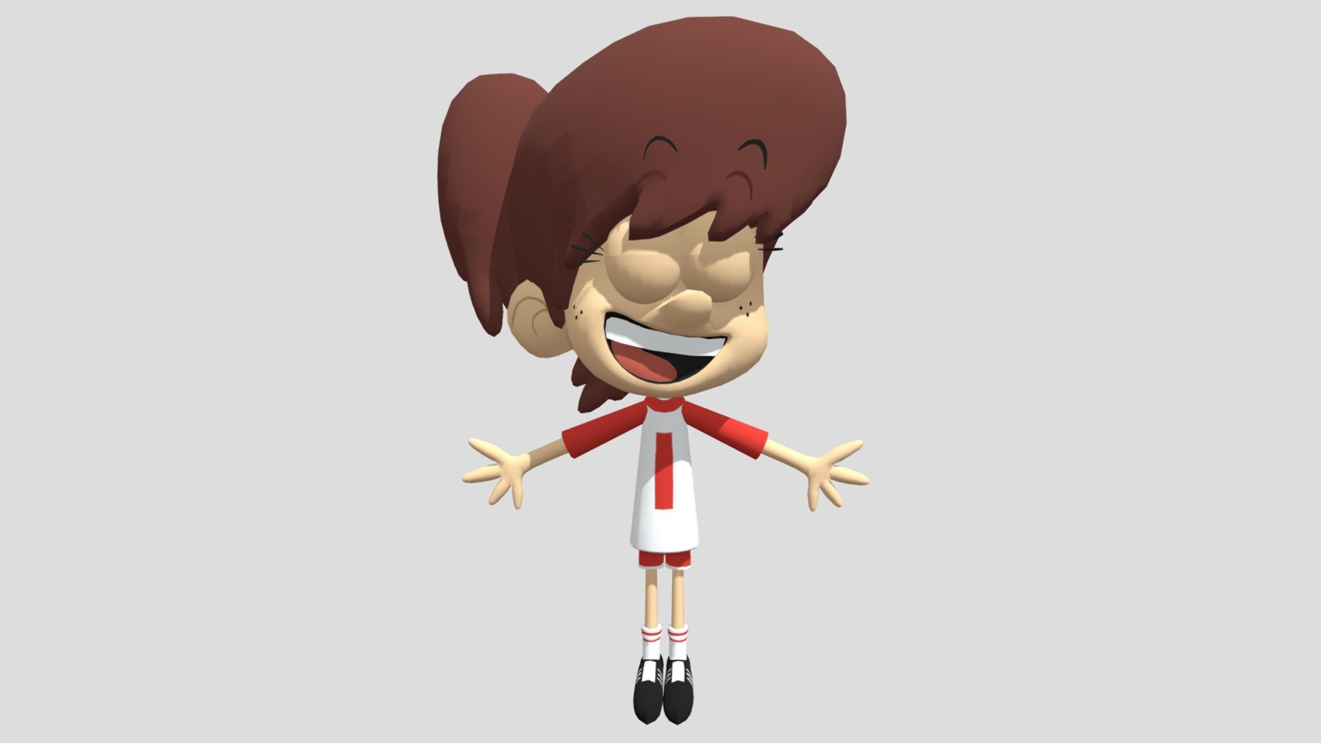 Nickelodeon All Star Brawl Lynn Loud - 3D model by SMF Features ...
