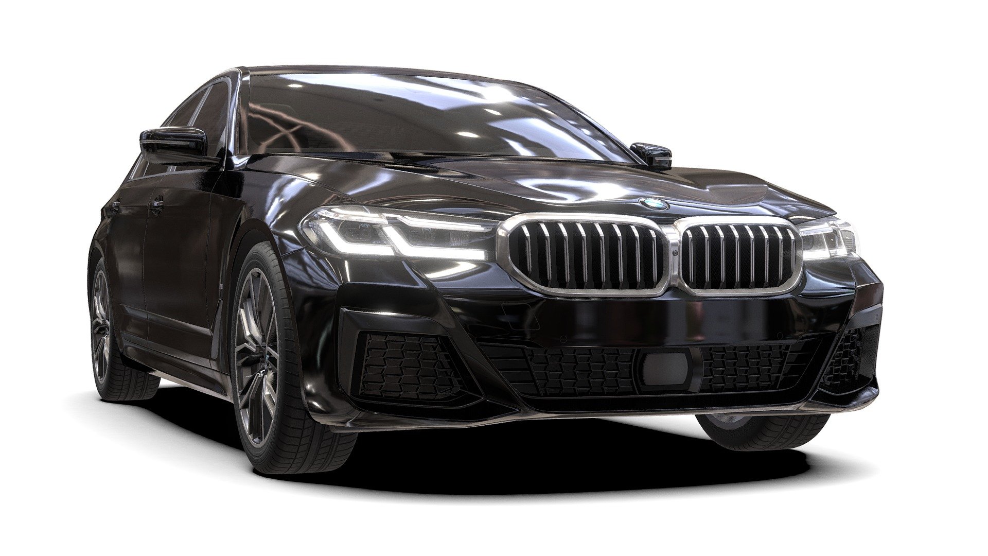 BMW 5er G30 M pack 2021 - 3D model by autoactiva [c0be47d] - Sketchfab