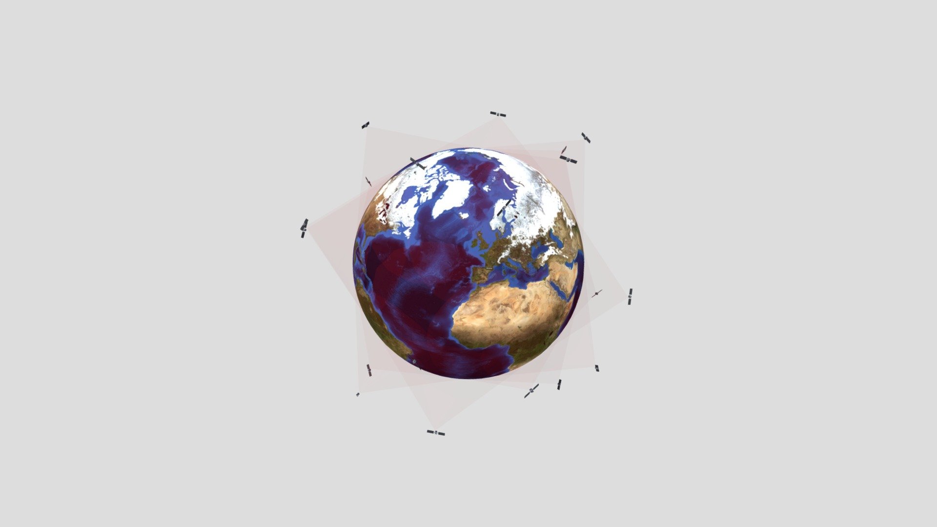Gps orbits - 3D model by Dithernet [c0bee78] - Sketchfab