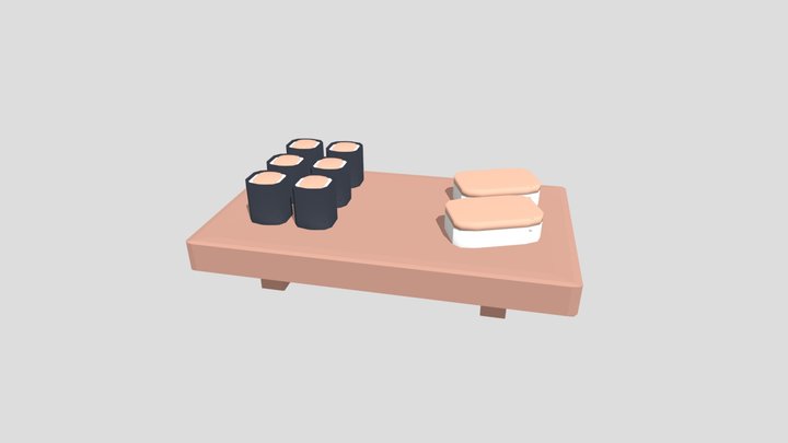 Sushi 3D models - Sketchfab