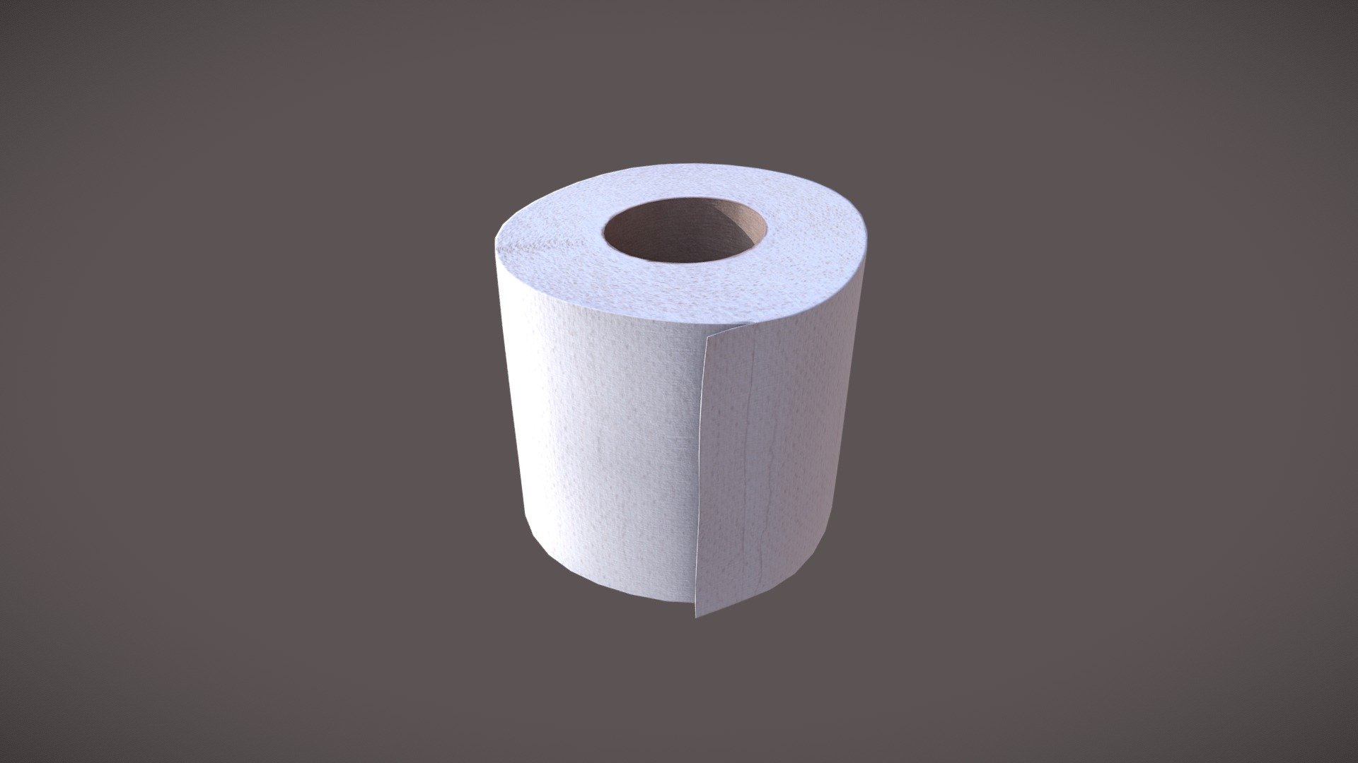 Toilet Paper - 3D model by Grishmanovskij Anton (@GrishmanovskijAnton ...