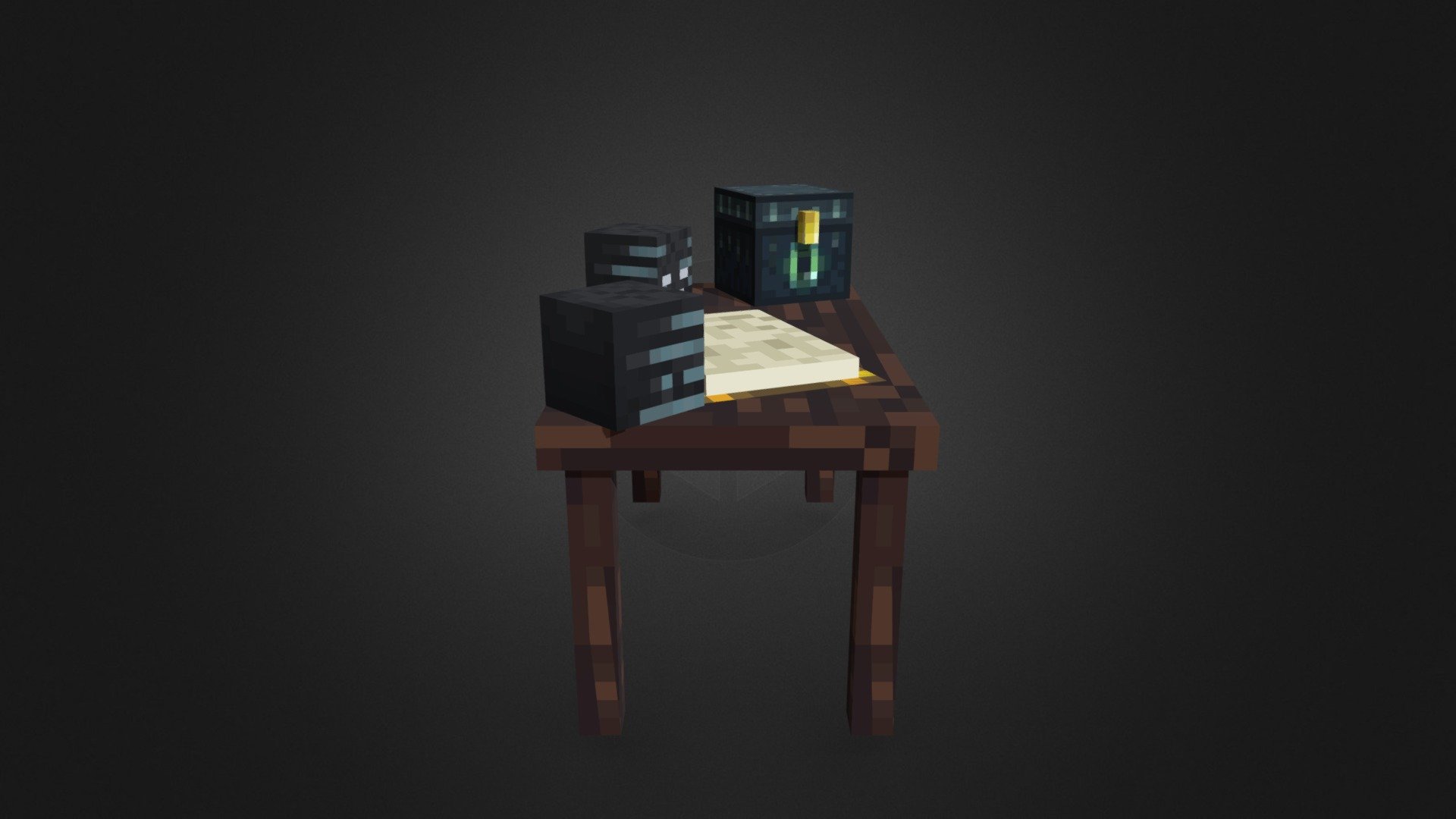 Research Table - Download Free 3D model by NxHV [c0c1561] - Sketchfab