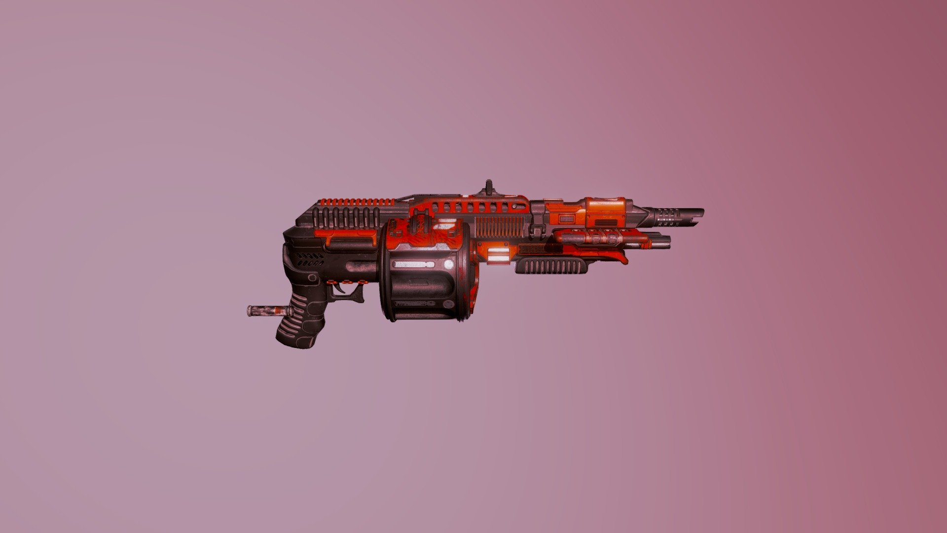 Orcus Scifi Laser Shotgun - 3D model by LauchMc [c0c23fe] - Sketchfab