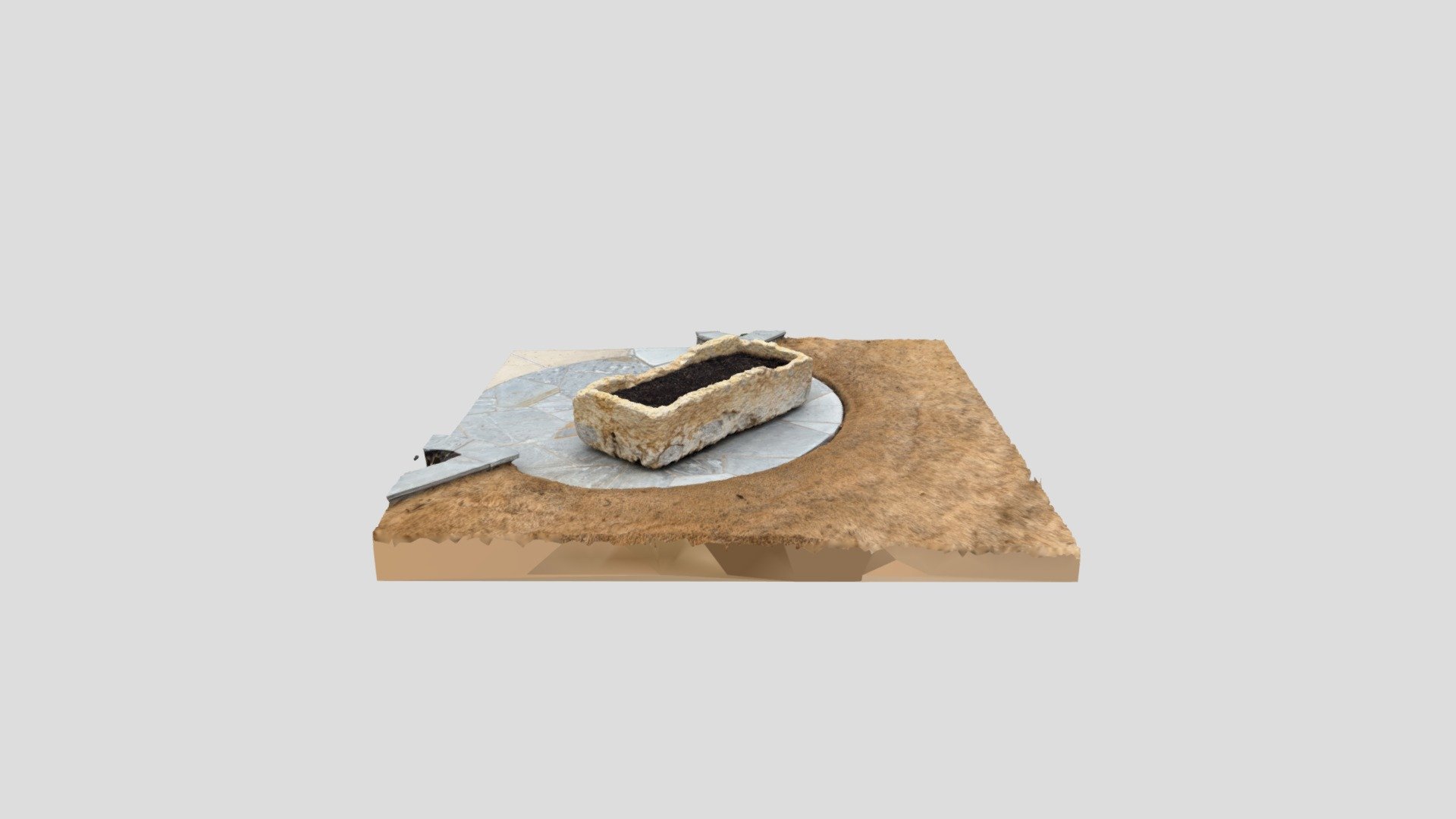 Stone Plant Trough (Better Lighting) - Download Free 3D model by ...