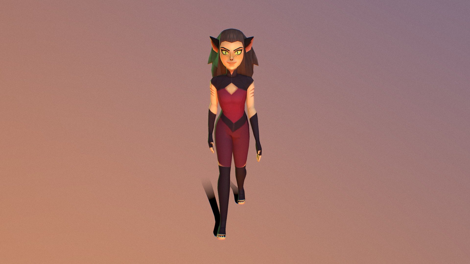 Catra - Walking - Download Free 3D model by ClartOoOn [c0c3df3] - Sketchfab