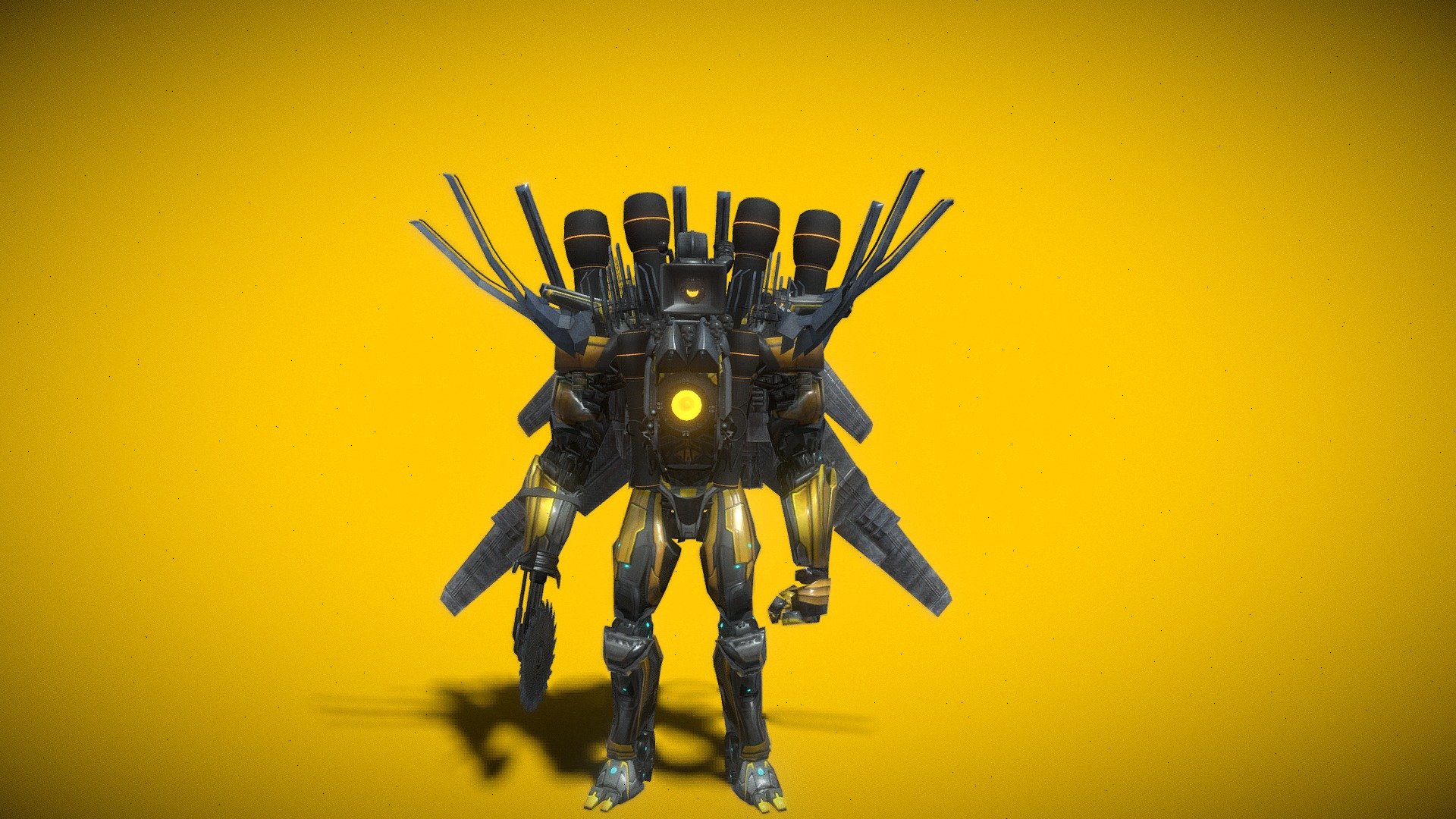 Upgraded Uninfected Sonar Titan - Download Free 3D model by skibidi ...