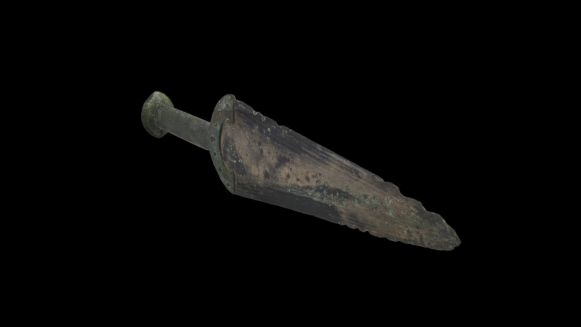 Pugnale, Età del Bronzo Antico, MANAM - 3D model by mAIndh_lab [c0c46c2 ...