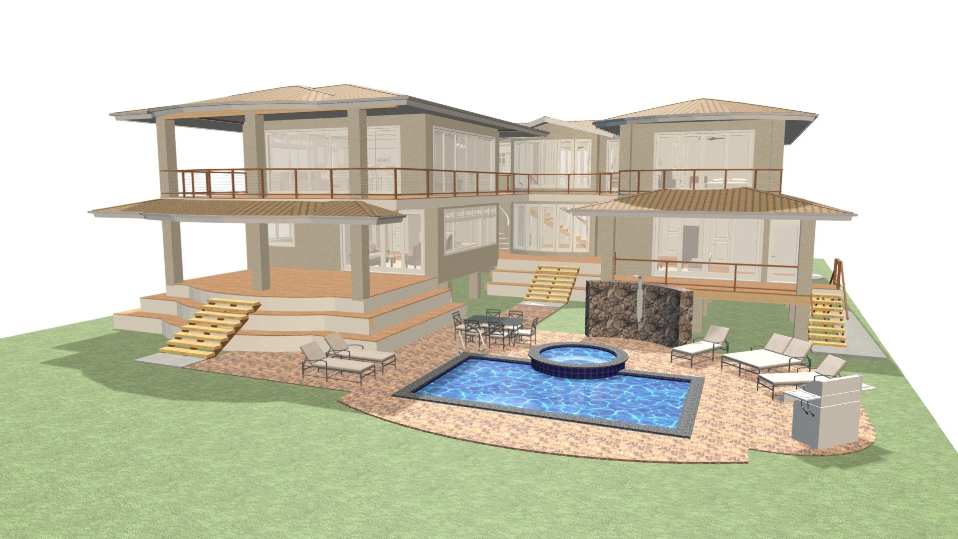 E-7 Harmanis PLAN 7 - 3D model by Pro Draft, Inc. (@prodraft) [c0c4b5b ...