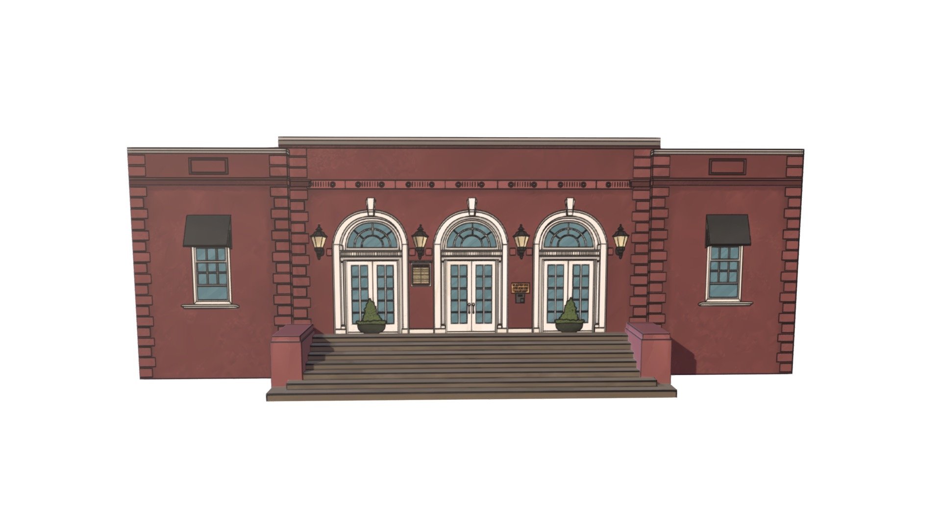 Old Post Office - 3D model by 3D Art Geeks (@kcs) [c0c5c77] - Sketchfab