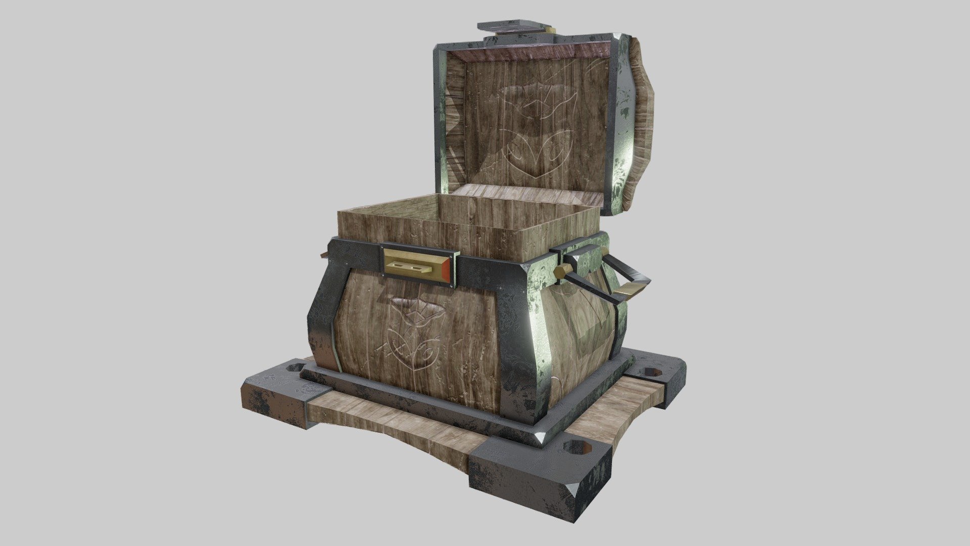 Chest With Engraving - Download Free 3D model by sheamkennedy [c0c6dfa ...