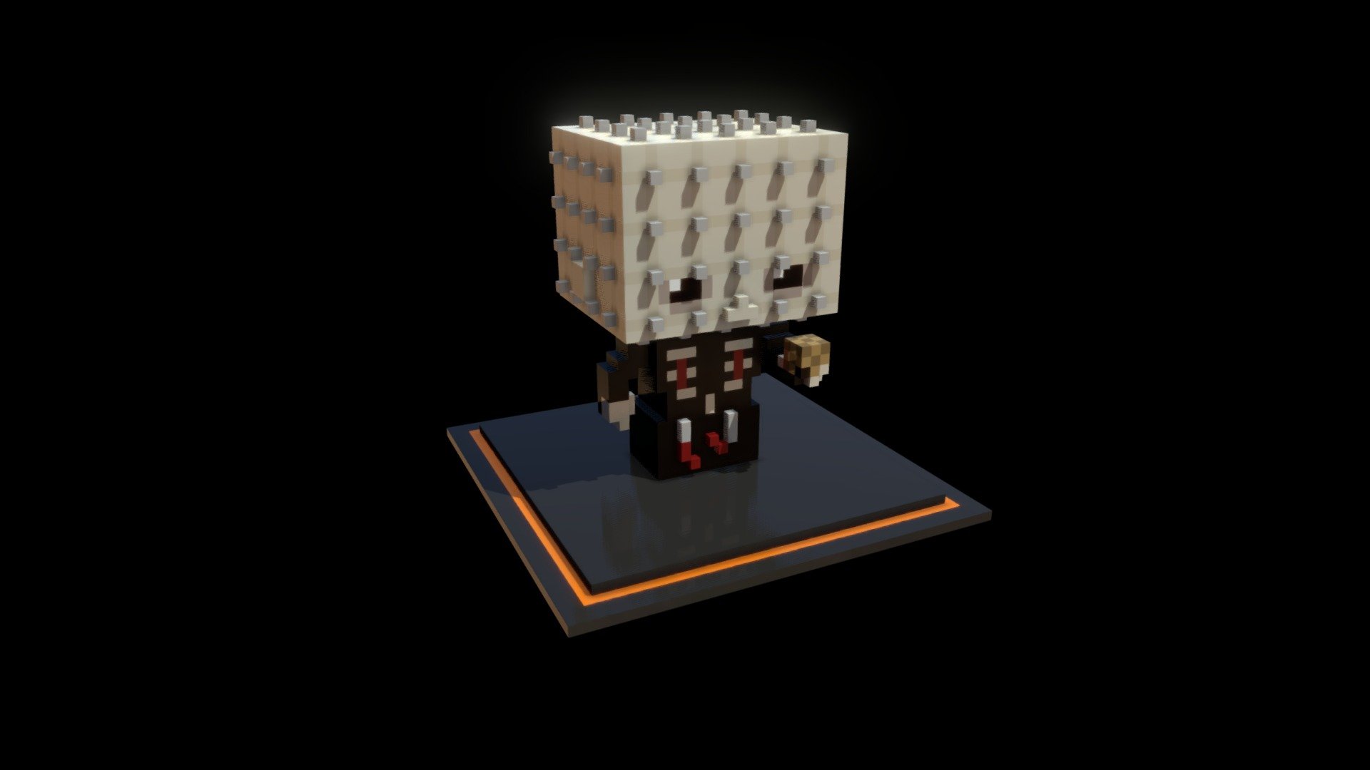 Blocktober2018 06 Pinhead - 3D model by Mike.Nicholson [c0c84f0 ...