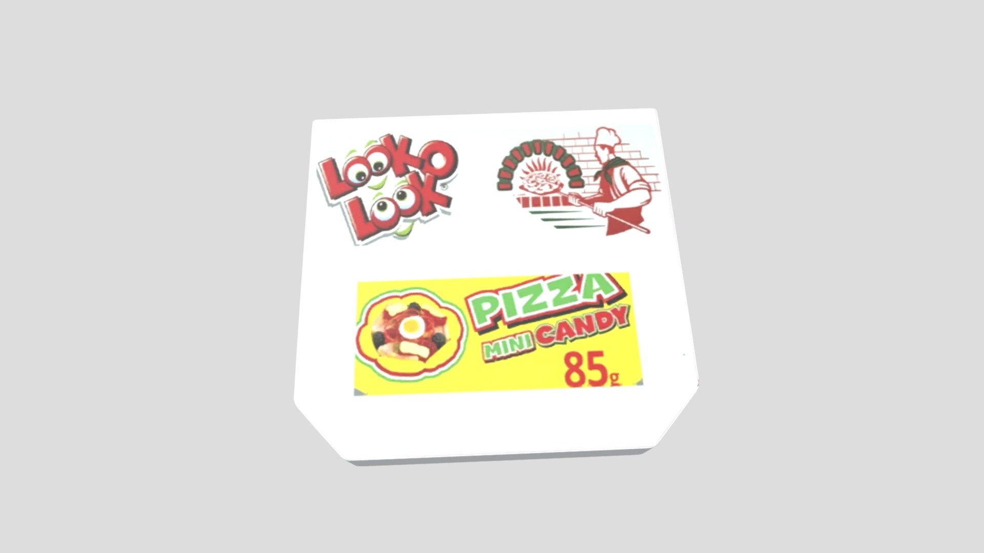 Look-O-Look Pizza Mini Candy - Download Free 3D model by justarjxn ...