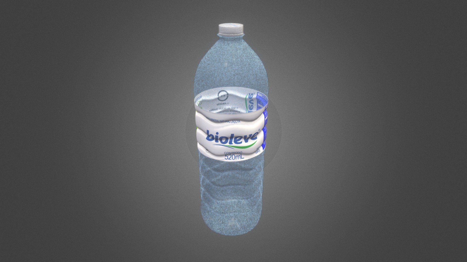 Garrafa de Água Bioleve - Plastic Water Bottle - Download Free 3D model ...