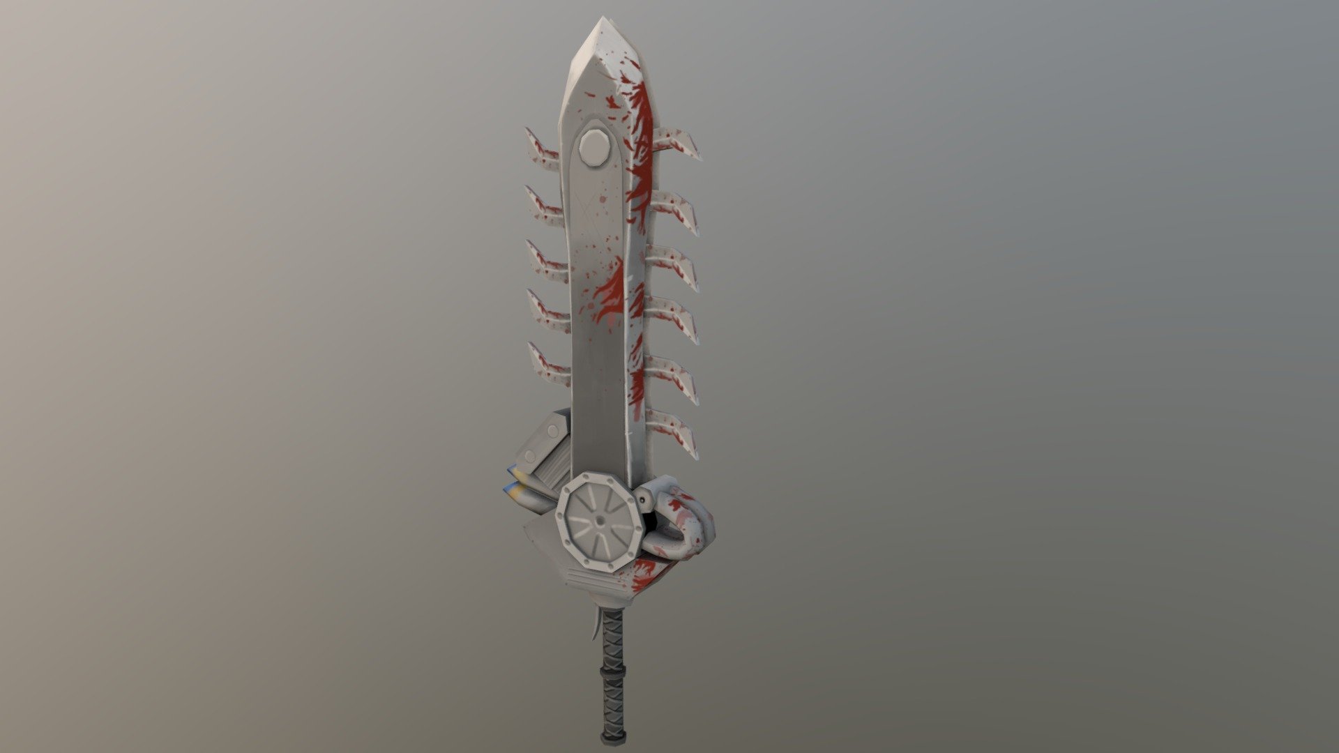 Chainblade - bloody - 3D model by Facundo_Gonzalez [c0cc976] - Sketchfab