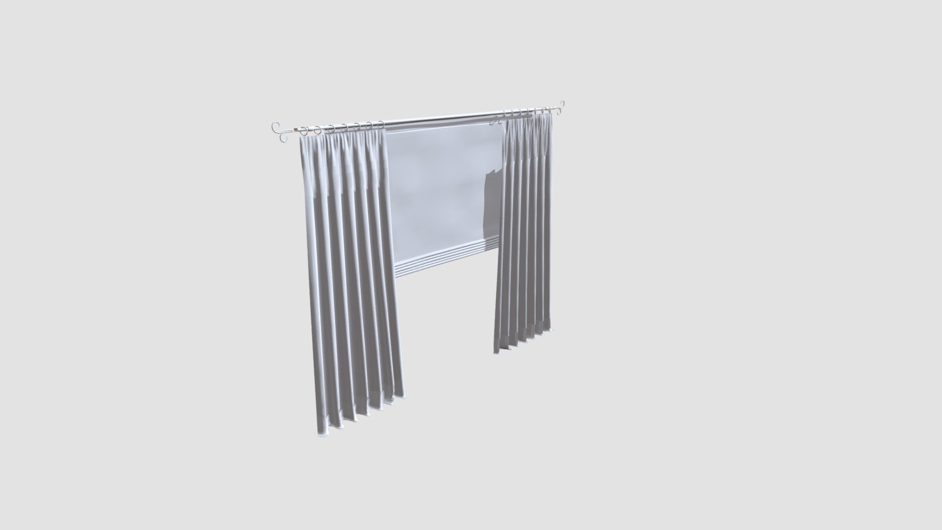 curtain - Buy Royalty Free 3D model by Evermotion [c0cc9f5] - Sketchfab ...