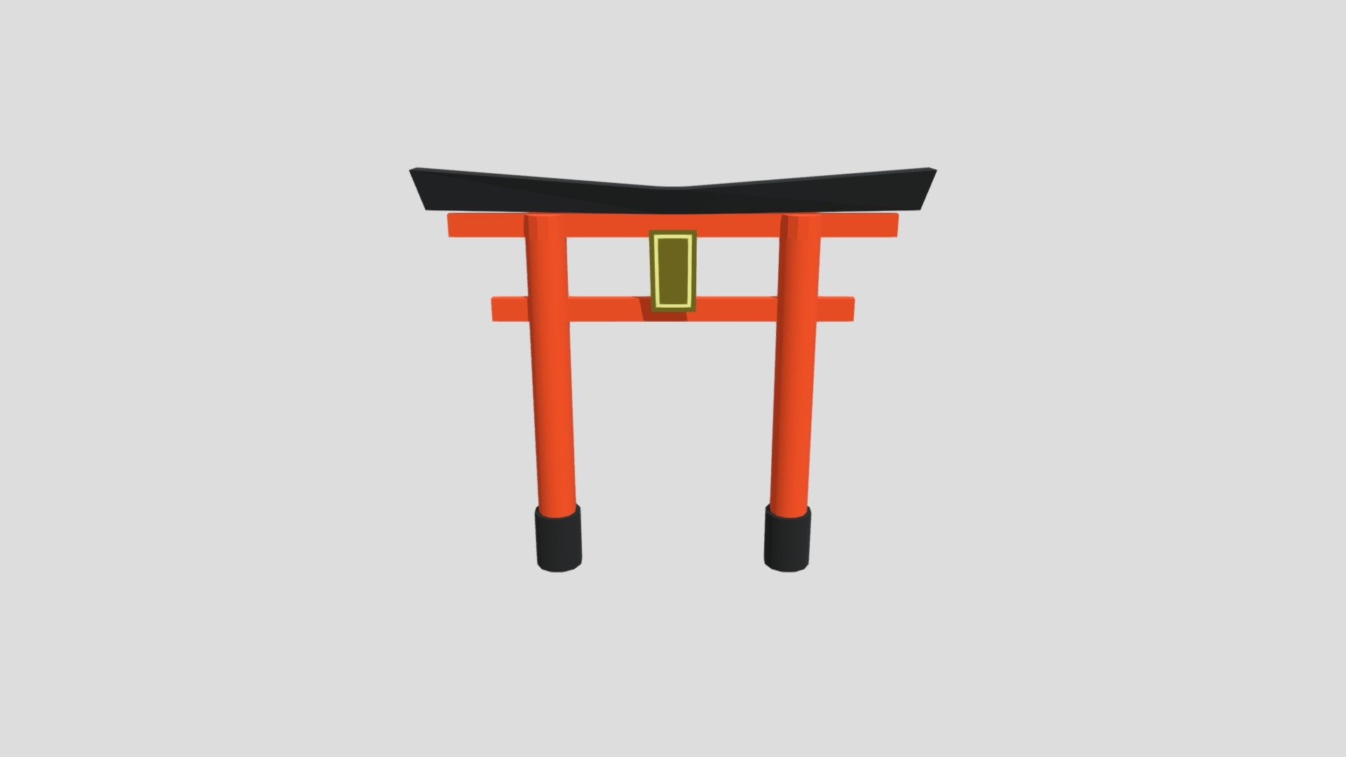 Low poly torii gate - Download Free 3D model by miniponti [c0cce9a ...