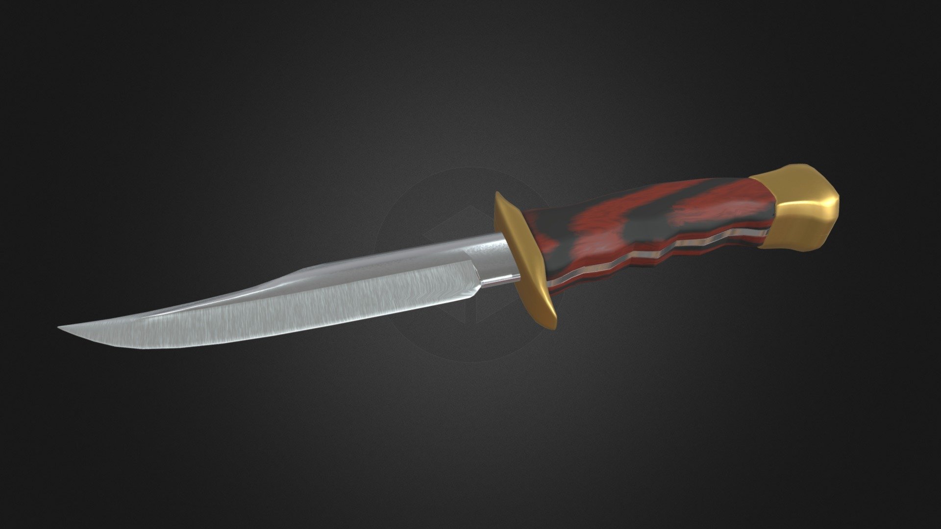 Hunting Knife - 3D model by Romilton.Peixoto [c0cceeb] - Sketchfab