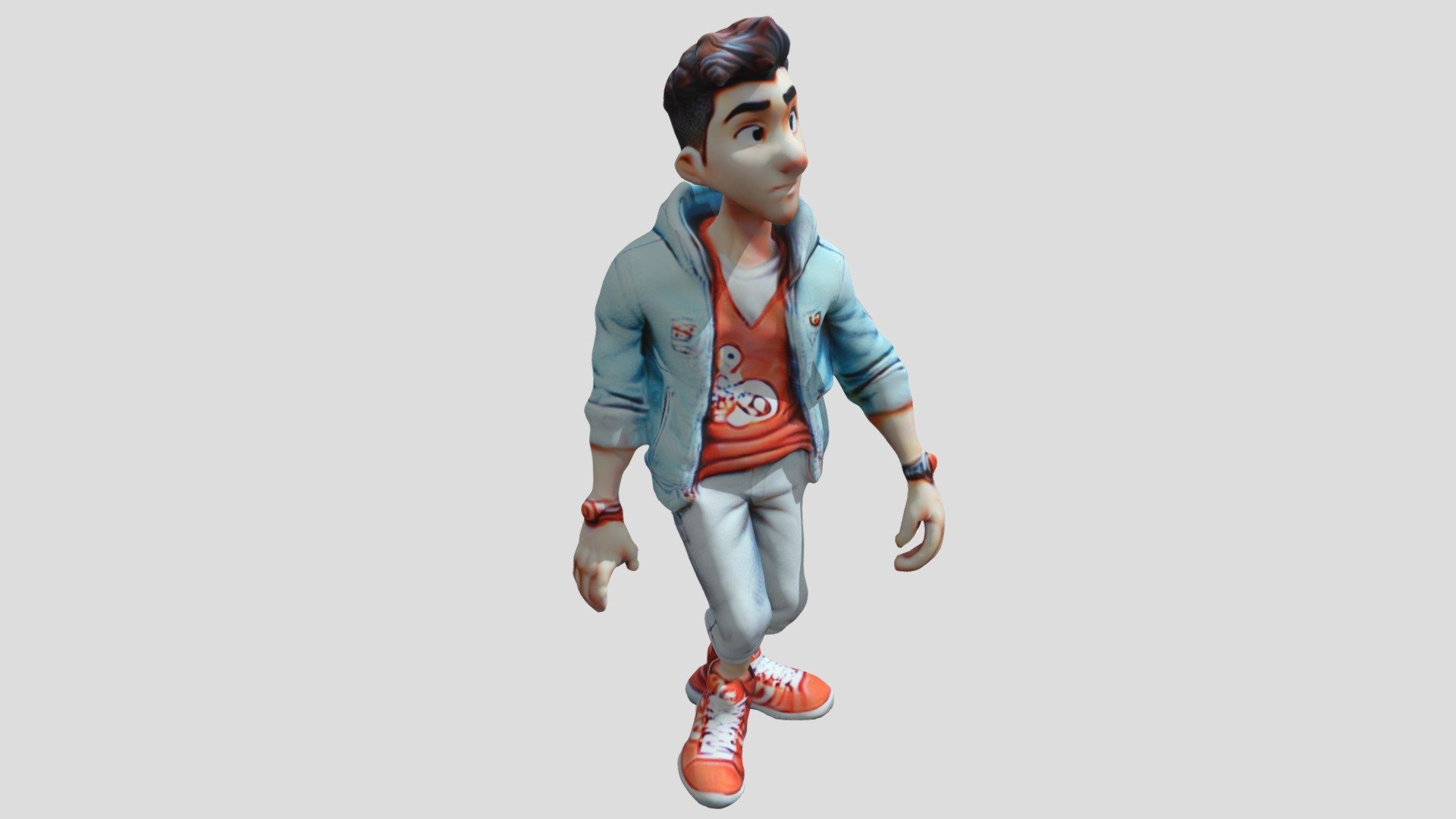 Cartoon Dude (Animated) - Download Free 3D model by Jungle Jim (@jungle_jim) [c0ce1cd] - Sketchfab