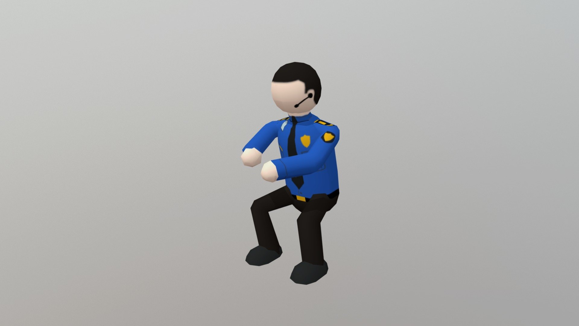 Security Agent Anim Typing - 3D model by Navad [c0ce3c3] - Sketchfab