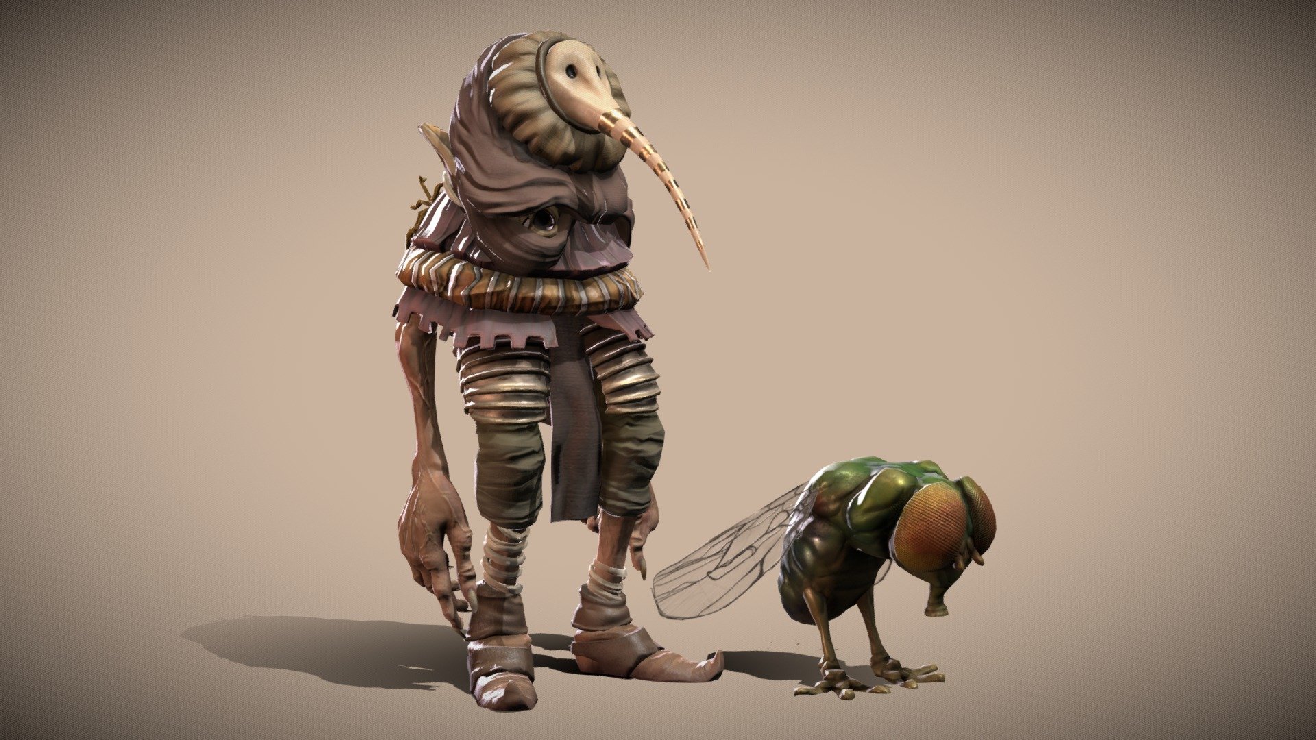 Plague Doctor - 3D model by Anouk van Uffelen (@Anouk.vanUffelen ...