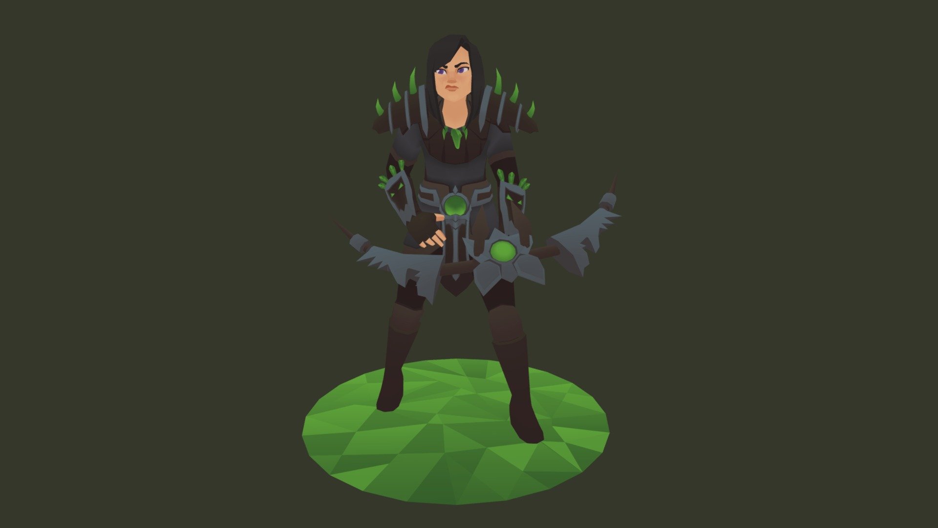 WoW OC - Komue - 3D model by klautier [c0d0566] - Sketchfab