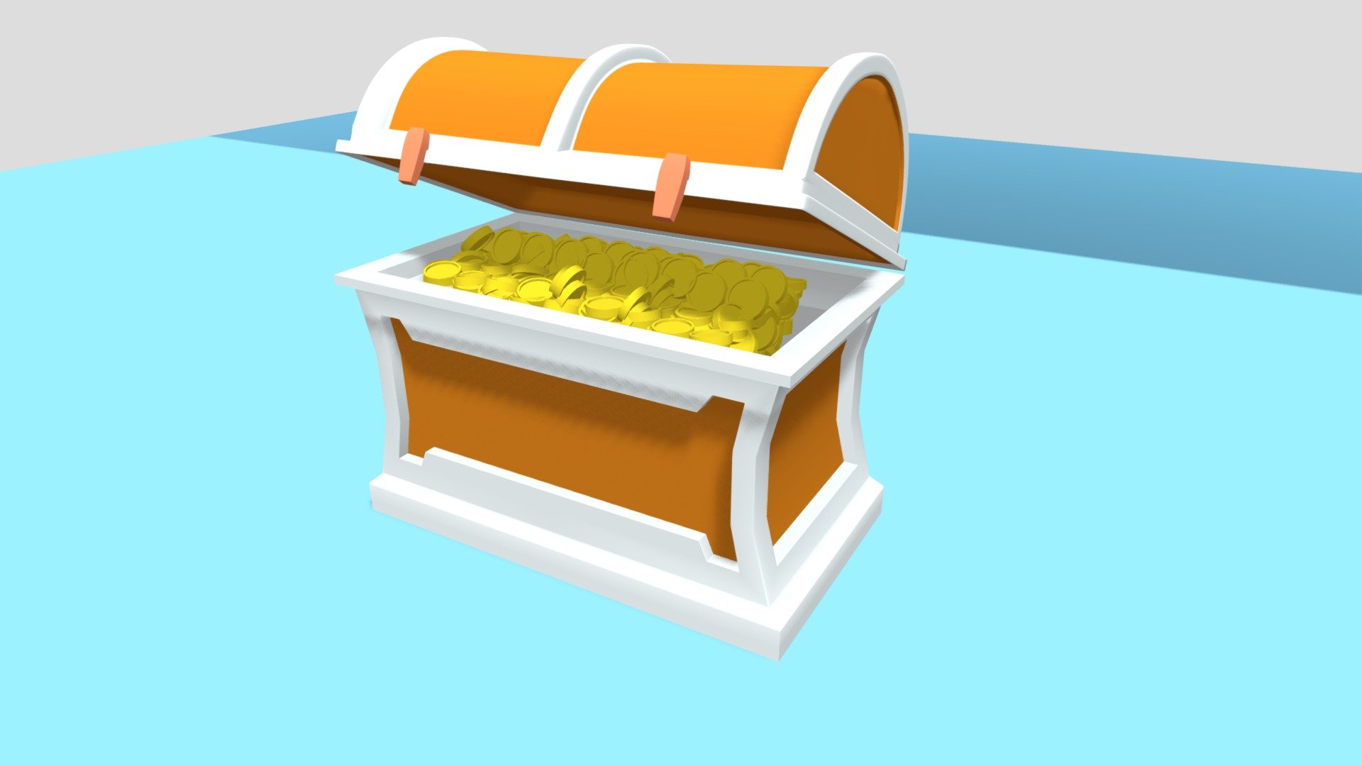 Gaming Box with texture and golden - Download Free 3D model by ...