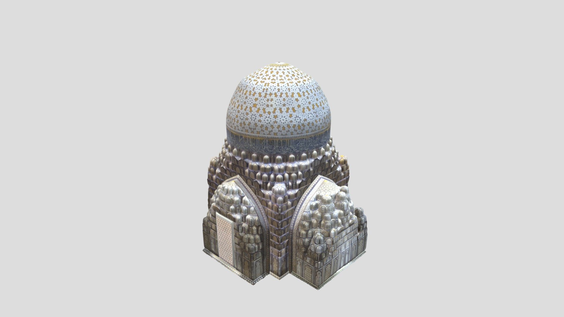 Upper part of the tomb of Timur Lenks's wife - 3D model by Department ...