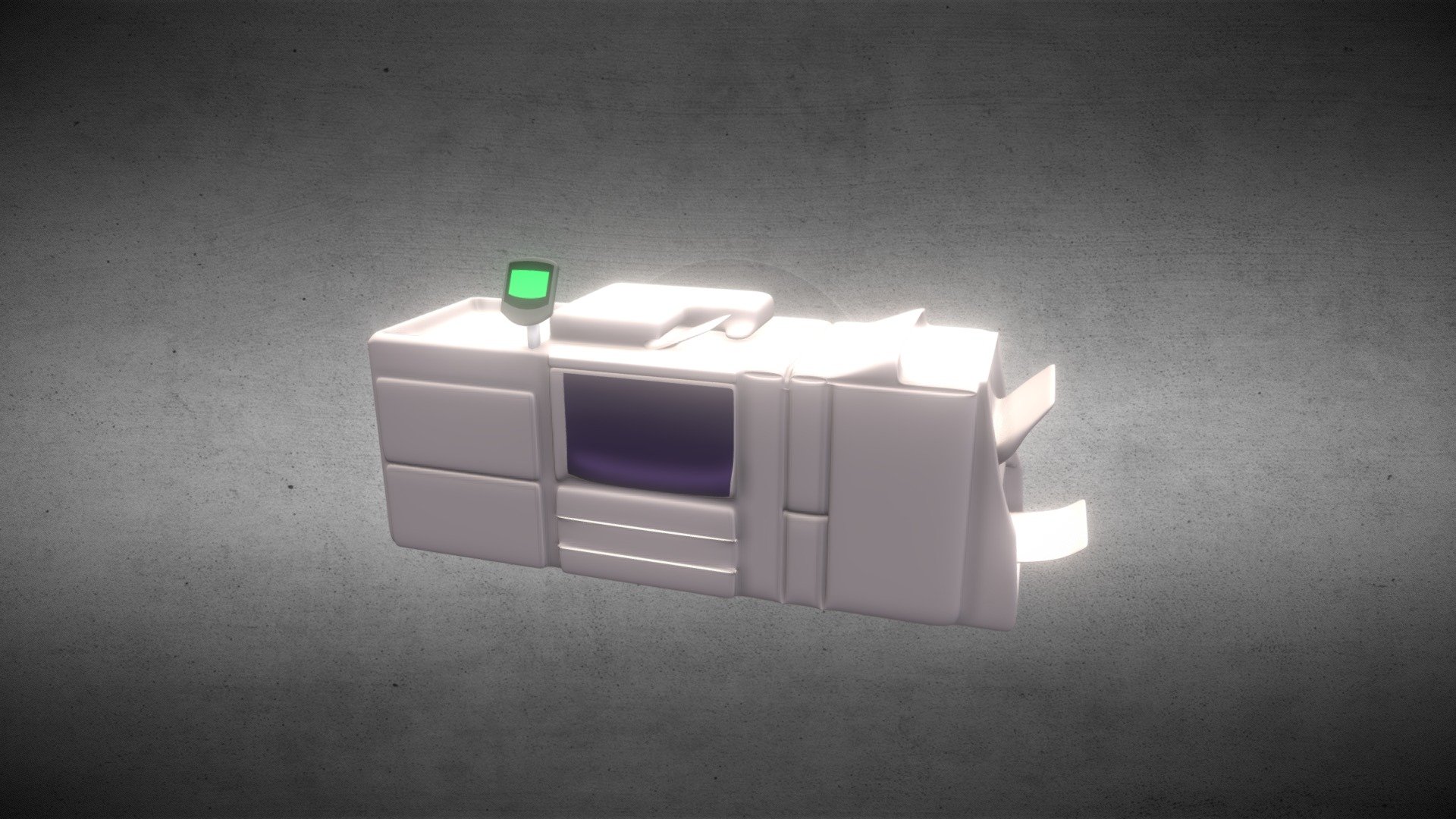 Digital Printer - 3D model by KRT (@krtM) [c0d1e06] - Sketchfab