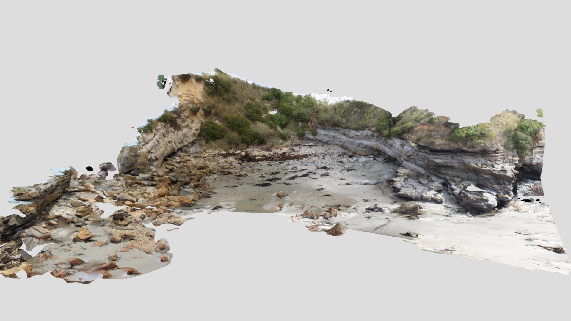 Shag Point / Matakaea, North Otago, New Zealand - 3D model by Otago ...