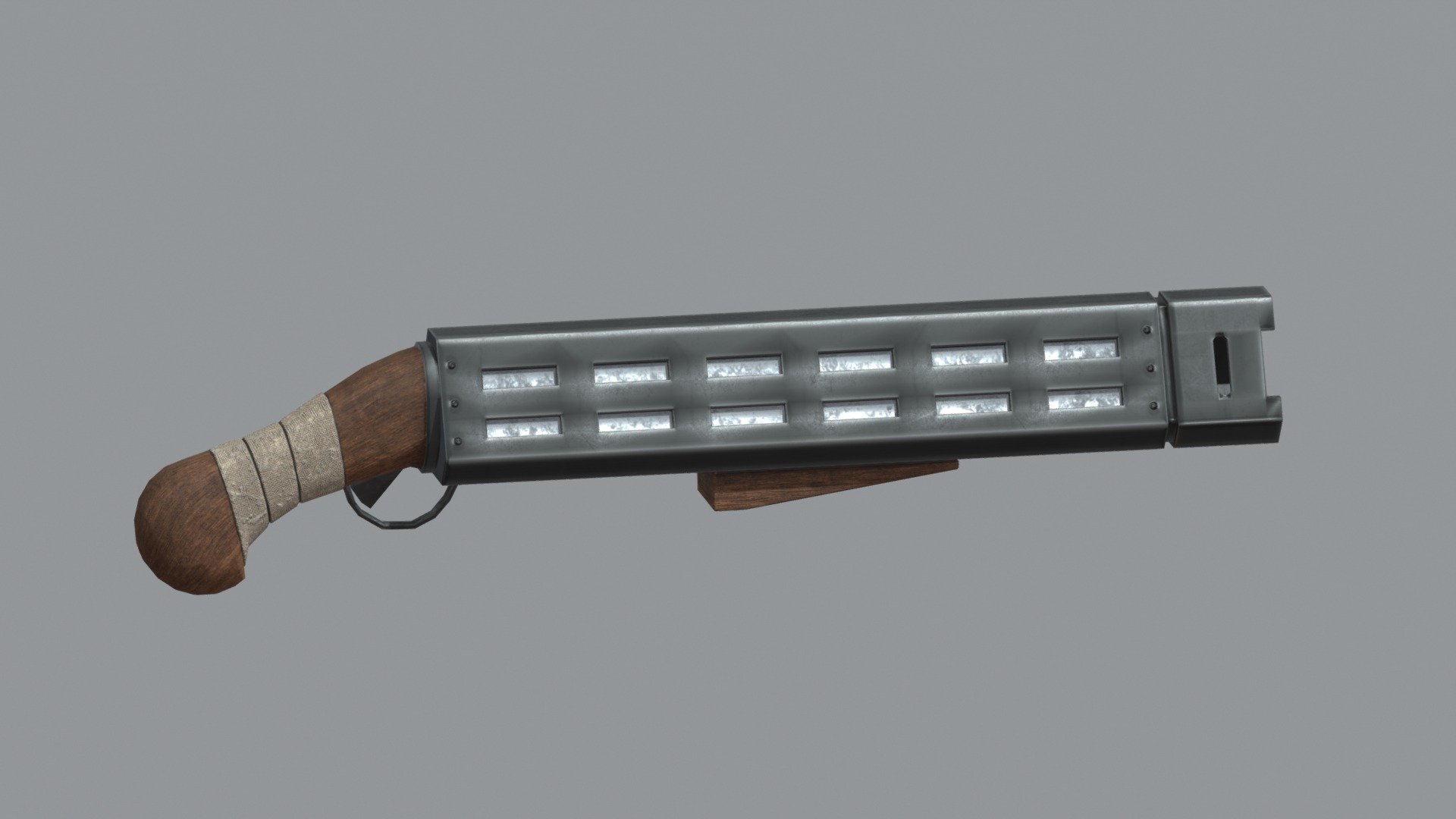 Shotgun/Blunderbuss - 3D model by Nick.Moore.172 [c0d3191] - Sketchfab