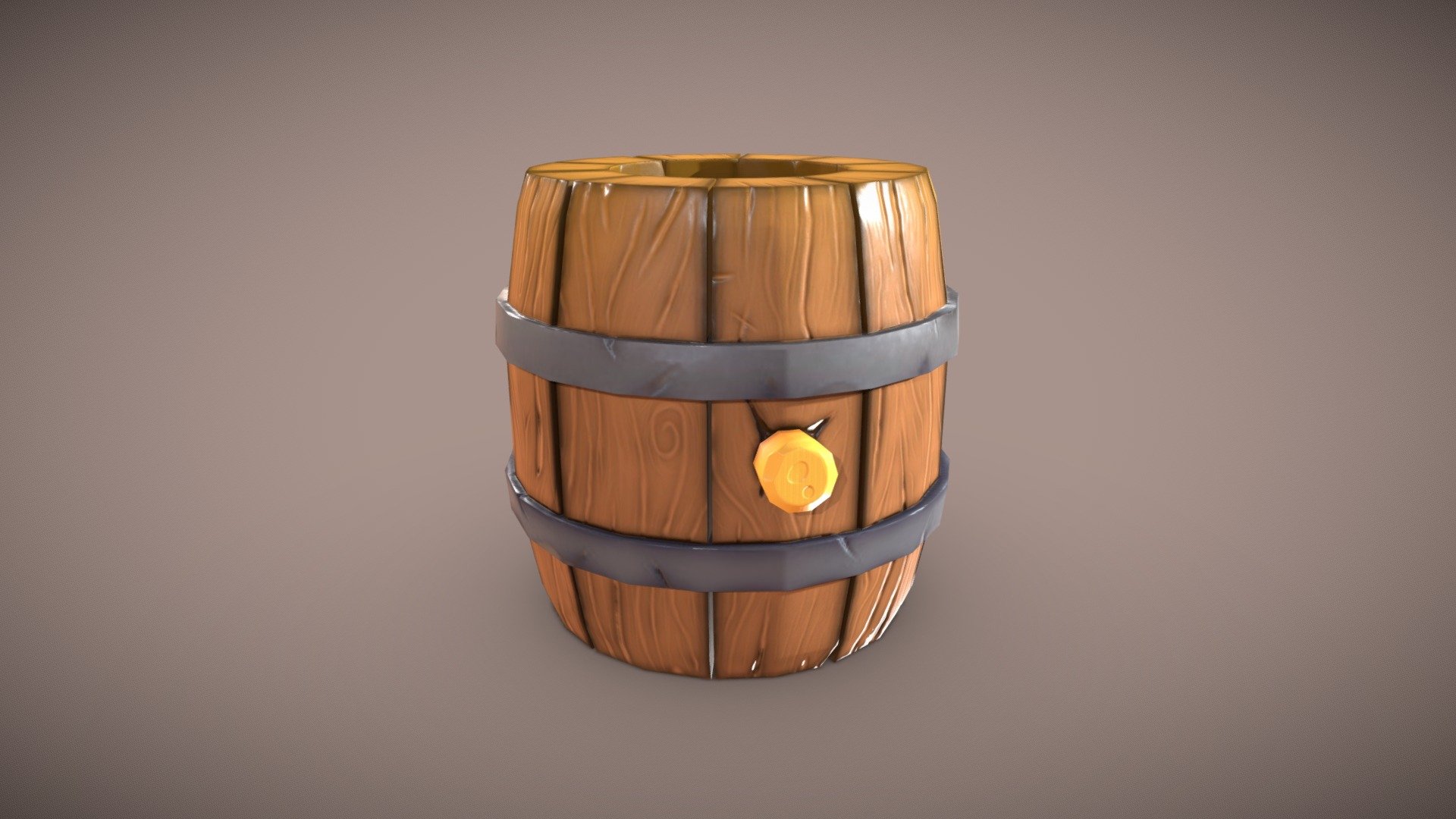 Stylized Barrel - Download Free 3D model by Dantir [c0d363d] - Sketchfab