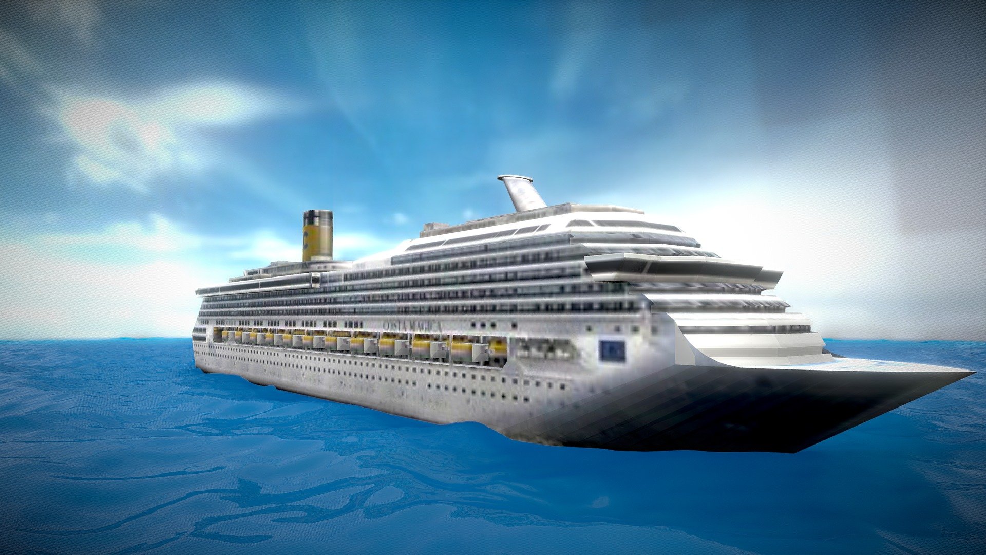 Costa Magica cruise ship - Buy Royalty Free 3D model by uday14viru ...