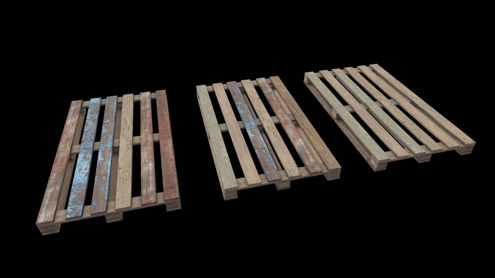 Wood Pallet - 3D model by 3ddominator (@roughdominator) [c0d3cc0 ...