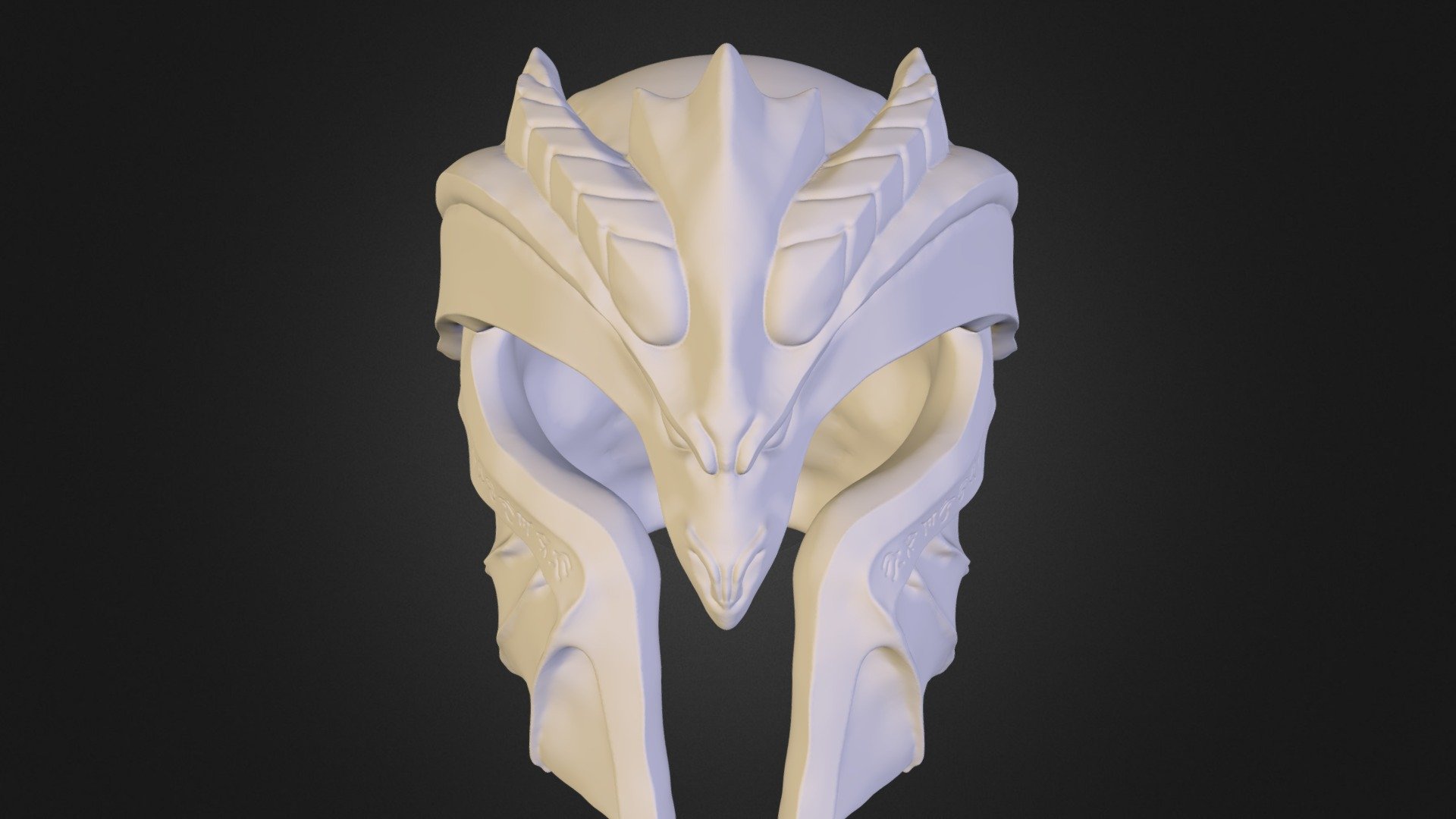 Purple Dragon Knight helmet - 3D model by Leonel (@Arkhanjo_leo ...
