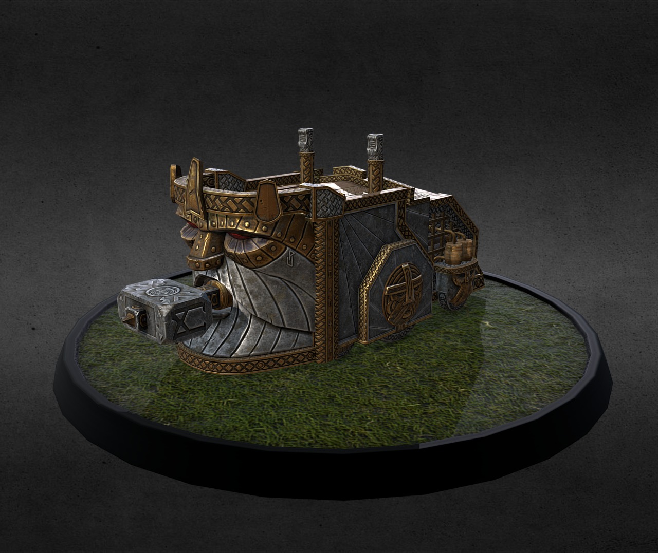 Dwarf Siege Ram - 3D model by Andrew Phelan (@korphaeron99) [c0d4e75 ...