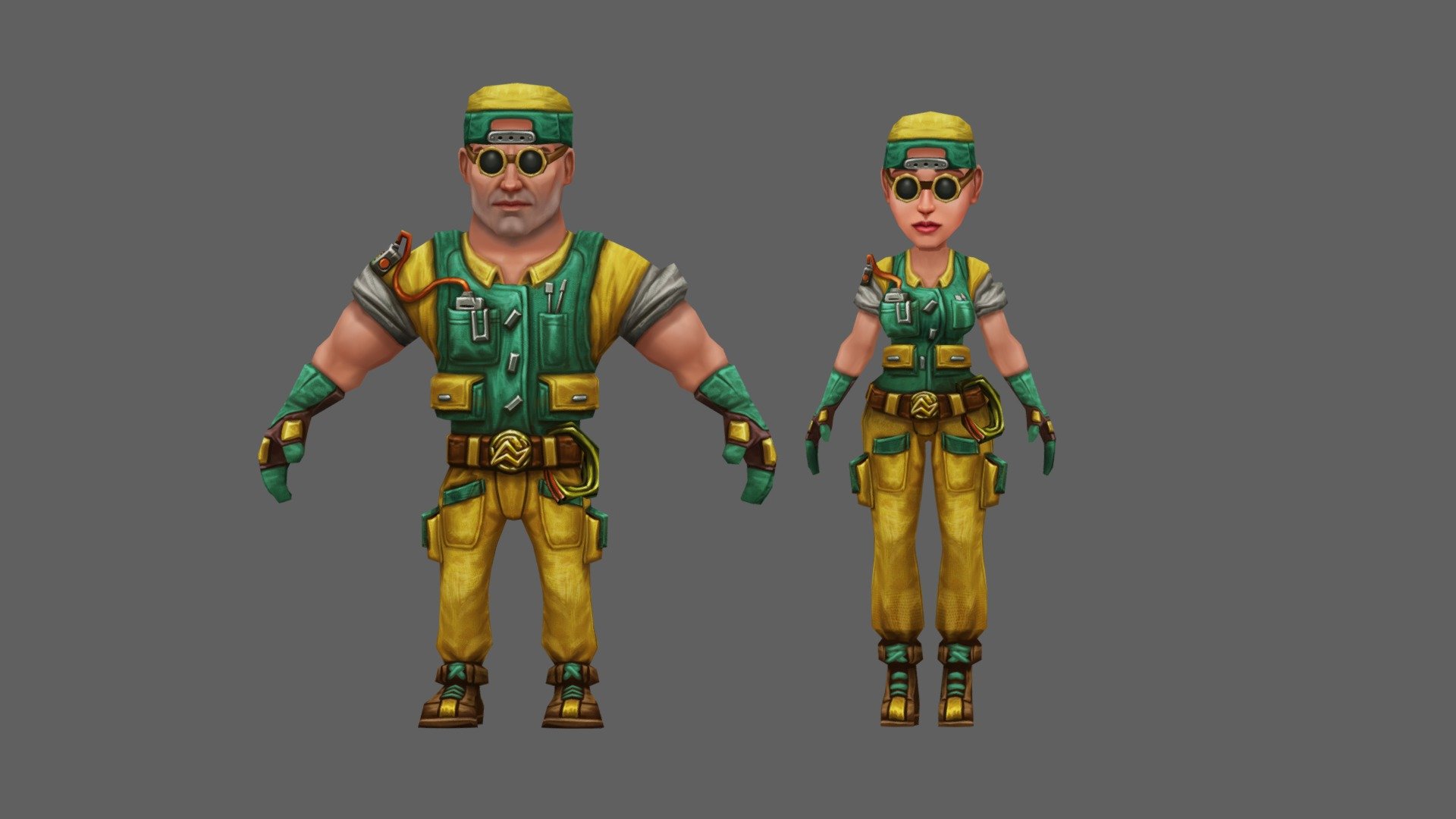 F Electrician 02 - 3D model by CC (@ccsf) [c0d5e99] - Sketchfab