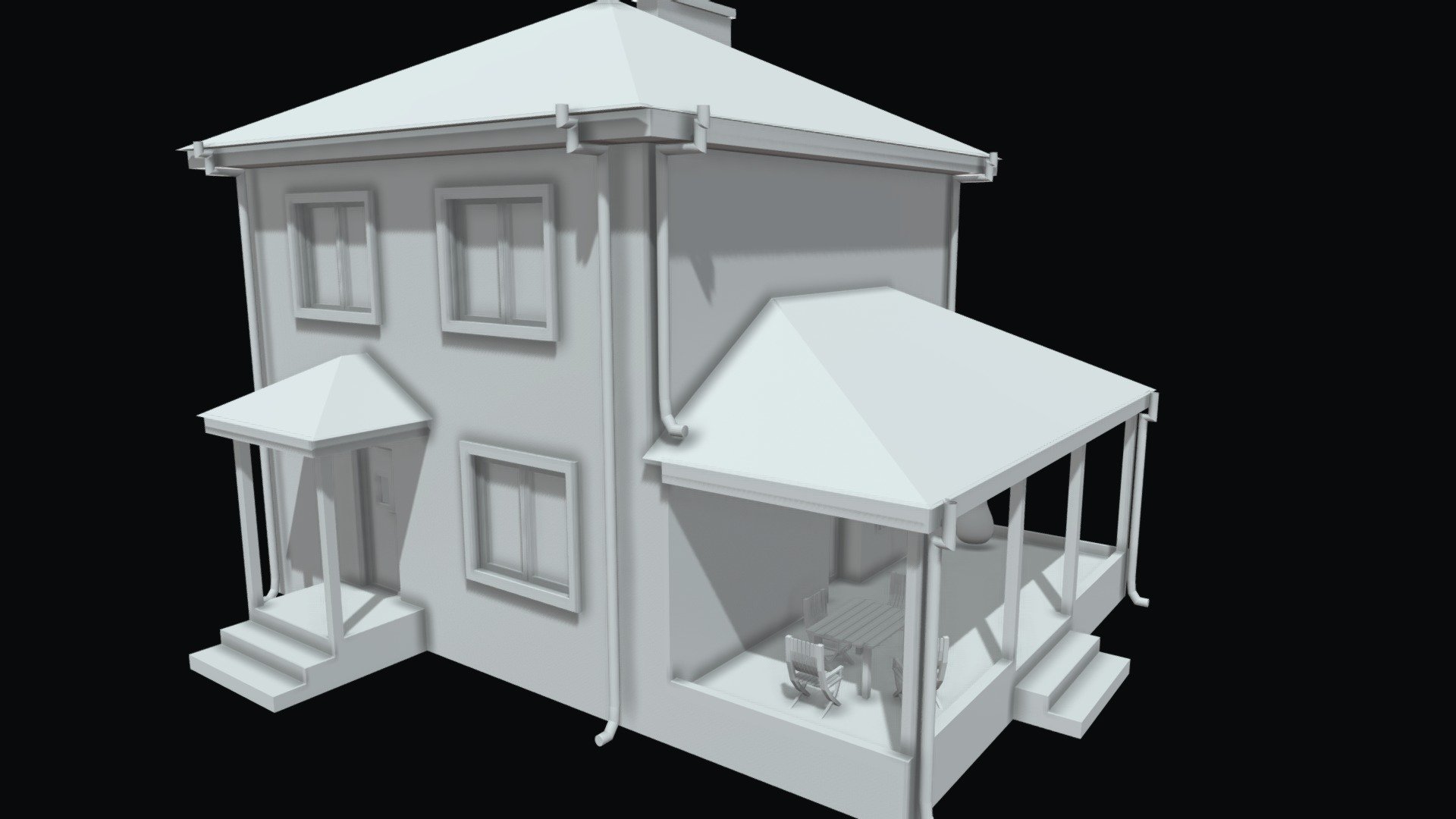House - Download Free 3D model by daniel_marsovich (@danmars) [c0d5ec1 ...