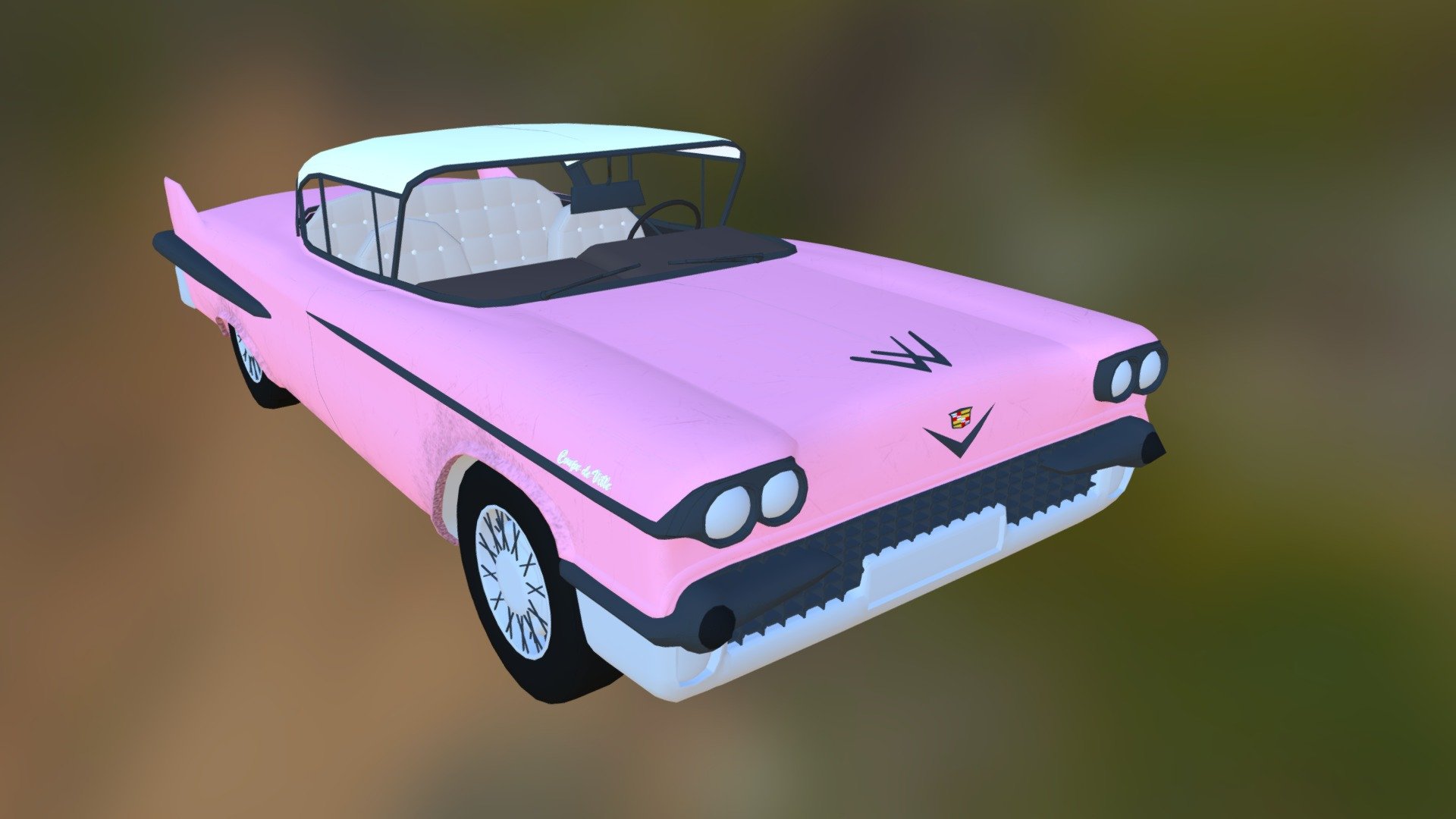 1958 Cadillac Coupe Deville - 3D model by Fride Emilie Darvik ...