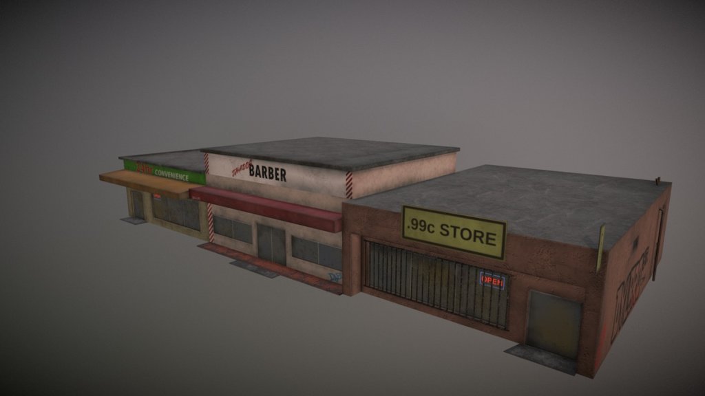 Shop Set 1 - 3D model by betashenron [c0d8c0a] - Sketchfab