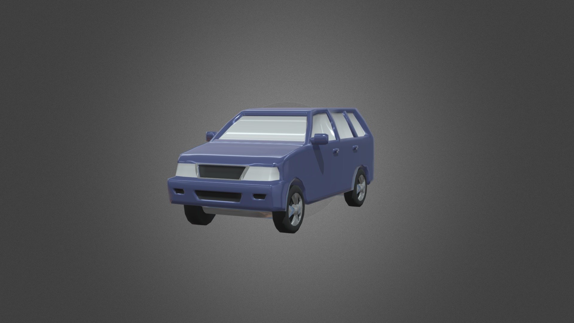 1990s Lowpoly Minivan - 3D model by ahadika [c0d9173] - Sketchfab