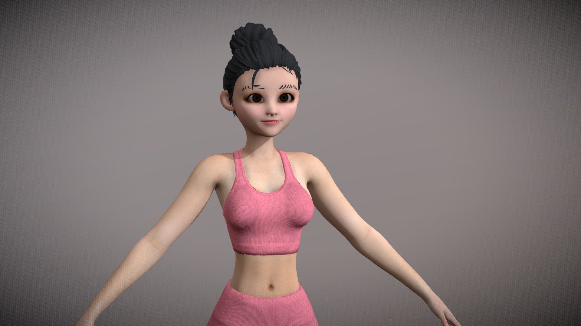 Yoga_Girl - 3D model by Radhe [c0daa3b] - Sketchfab