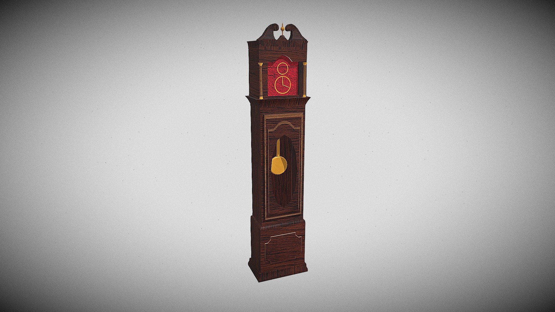 Grandfather Clock - 3D model by Paragon_ [c0dc94a] - Sketchfab