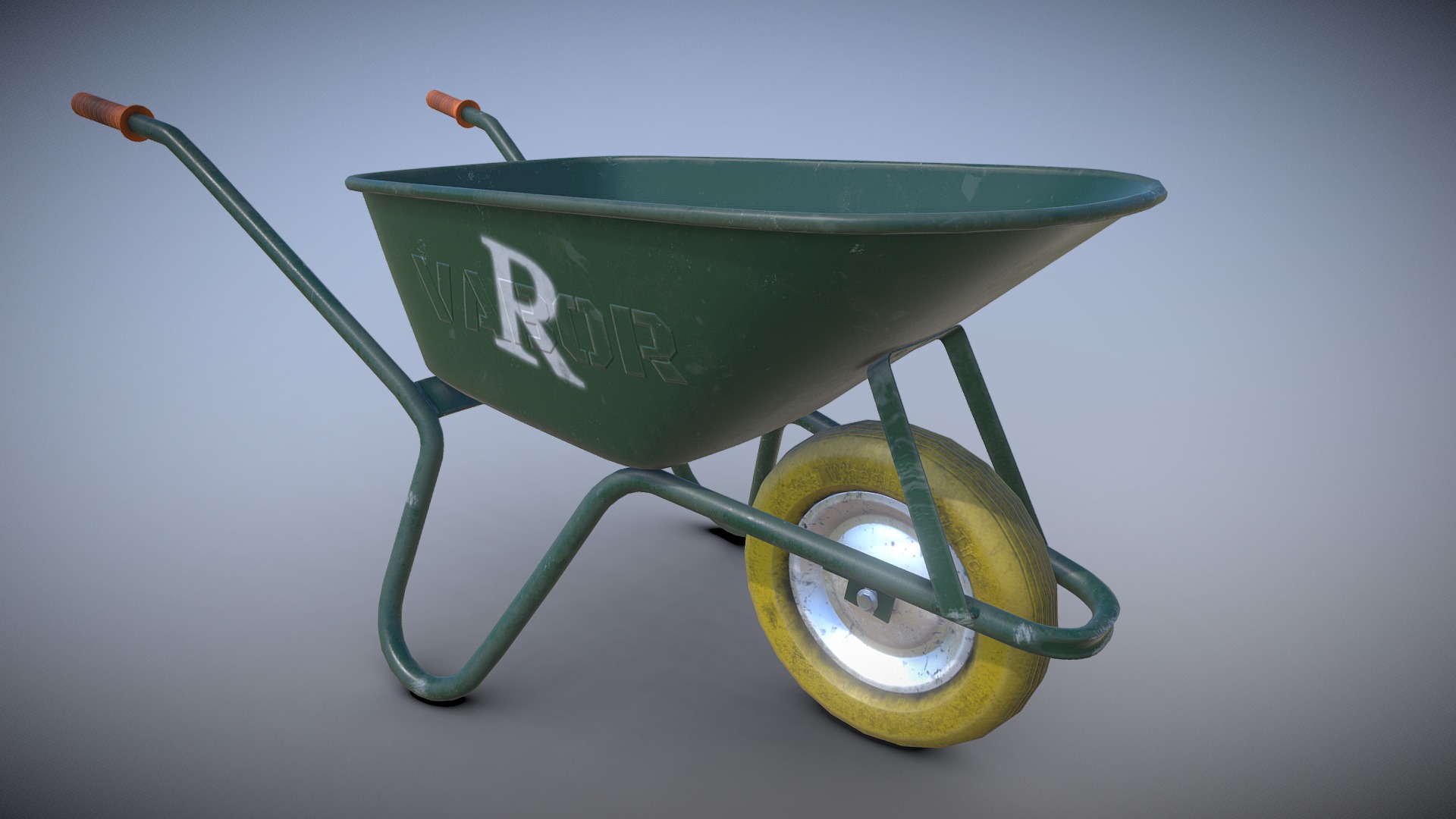 Wheelbarrow - Download Free 3D model by Alex (@i.aleksey.yakovlev ...