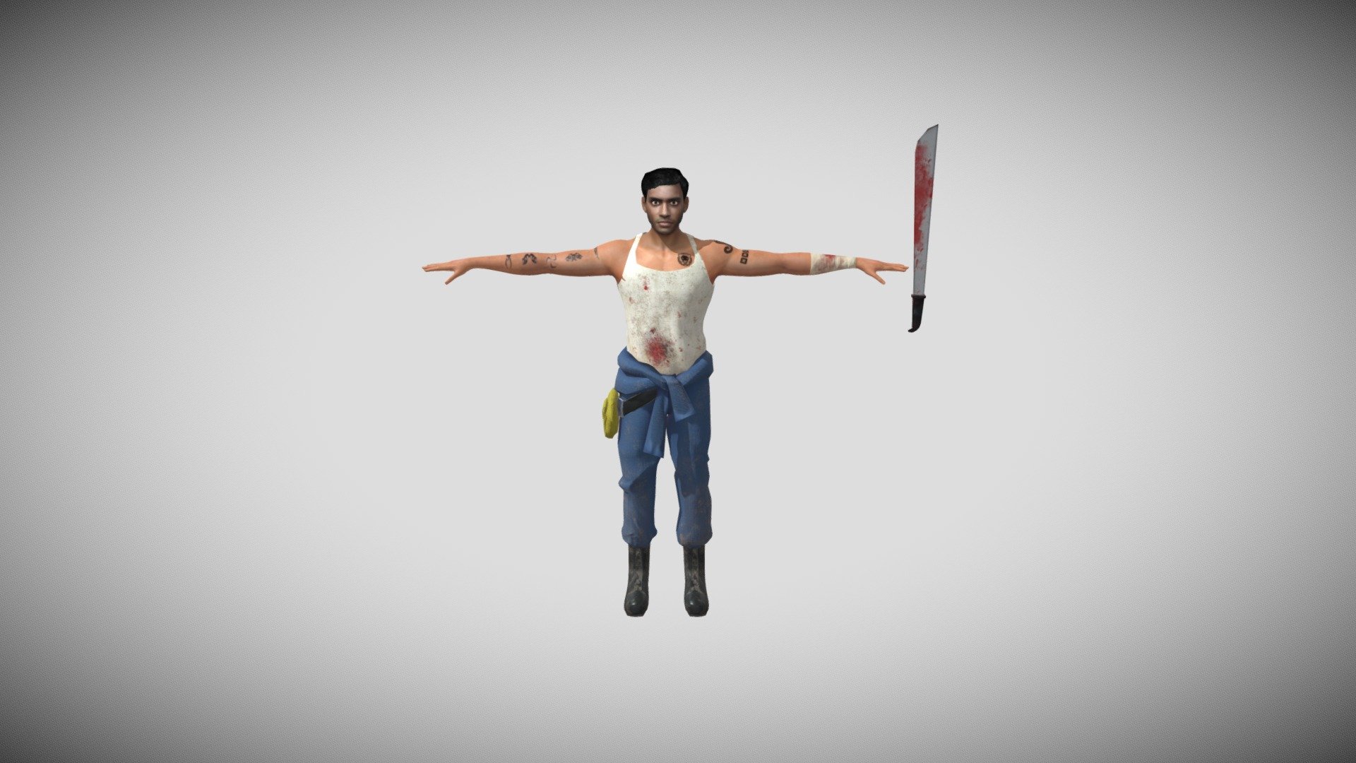 character killer - 3D model by bhavesh_27 (@bhavesh_dronjher) [c0de352 ...