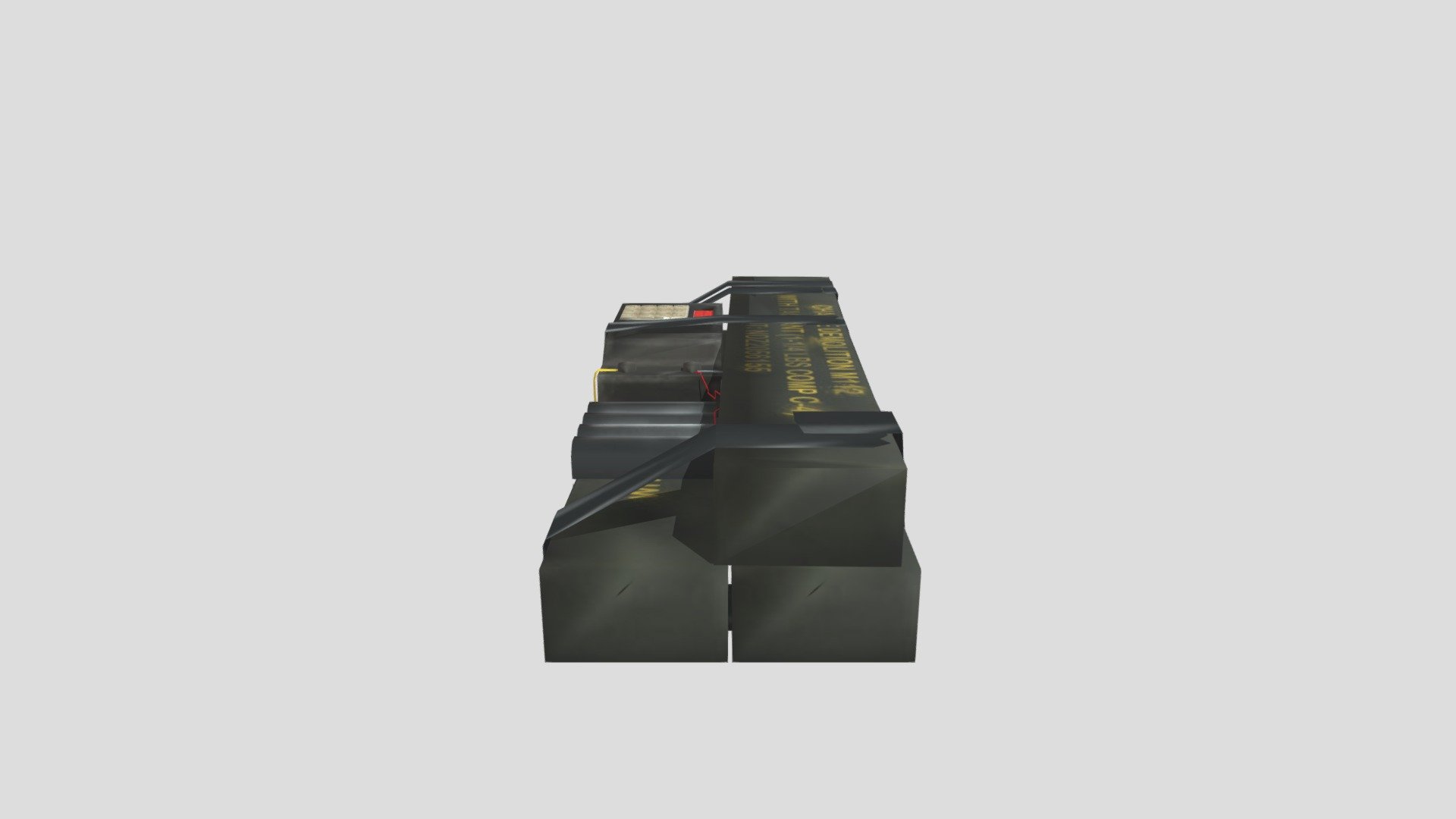 Lowpoly C4 with homemade timer mobile friendly - Buy Royalty Free 3D ...